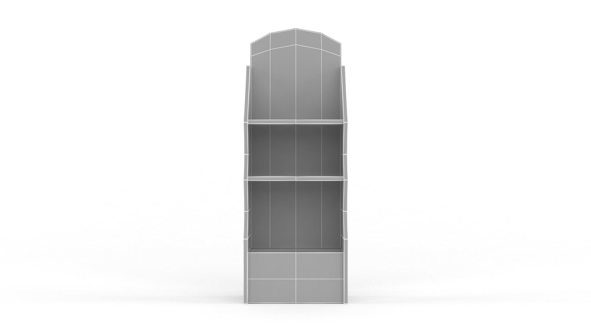 Empty Shelves 3D model | CGTrader