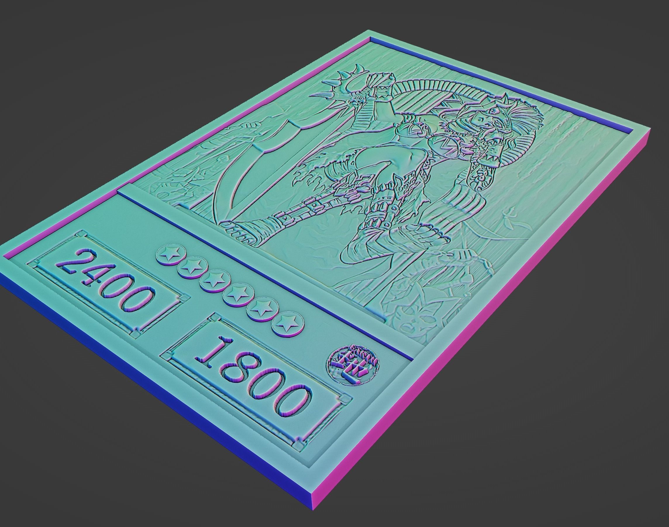 Amazoness Queen - yugioh 3D model 3D printable | CGTrader