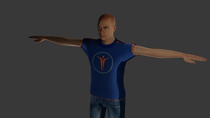 Rigged character free 3D model rigged | CGTrader
