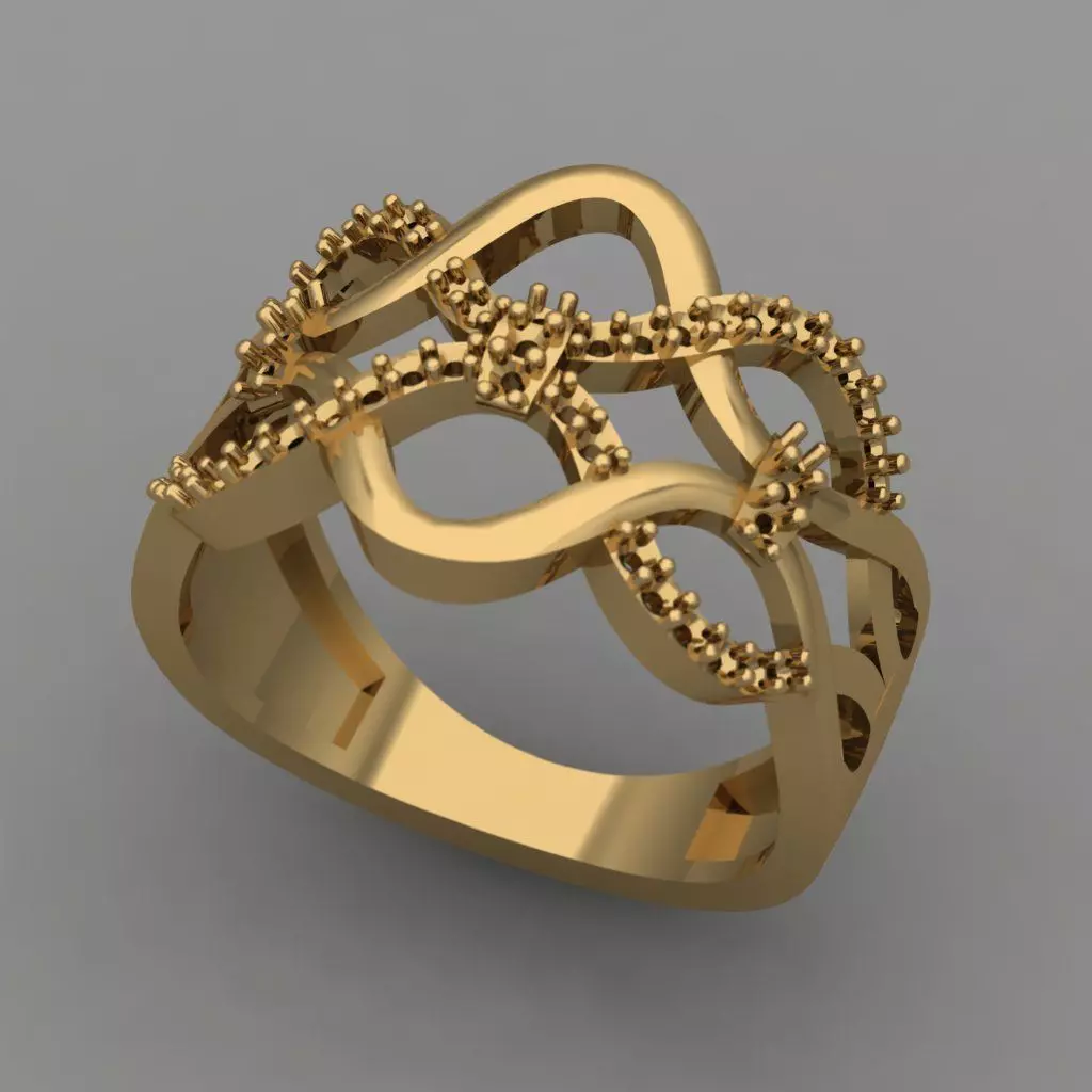 Wedding Engagement Women Ring 3D print model 3D print mode 3D model 3D ...