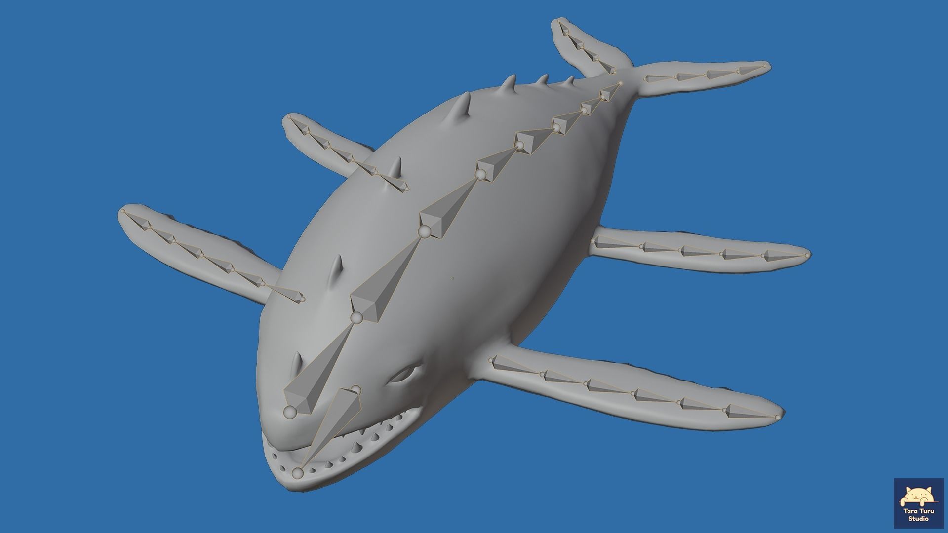 3D model Mutant Sea Monster VR / AR / low-poly | CGTrader