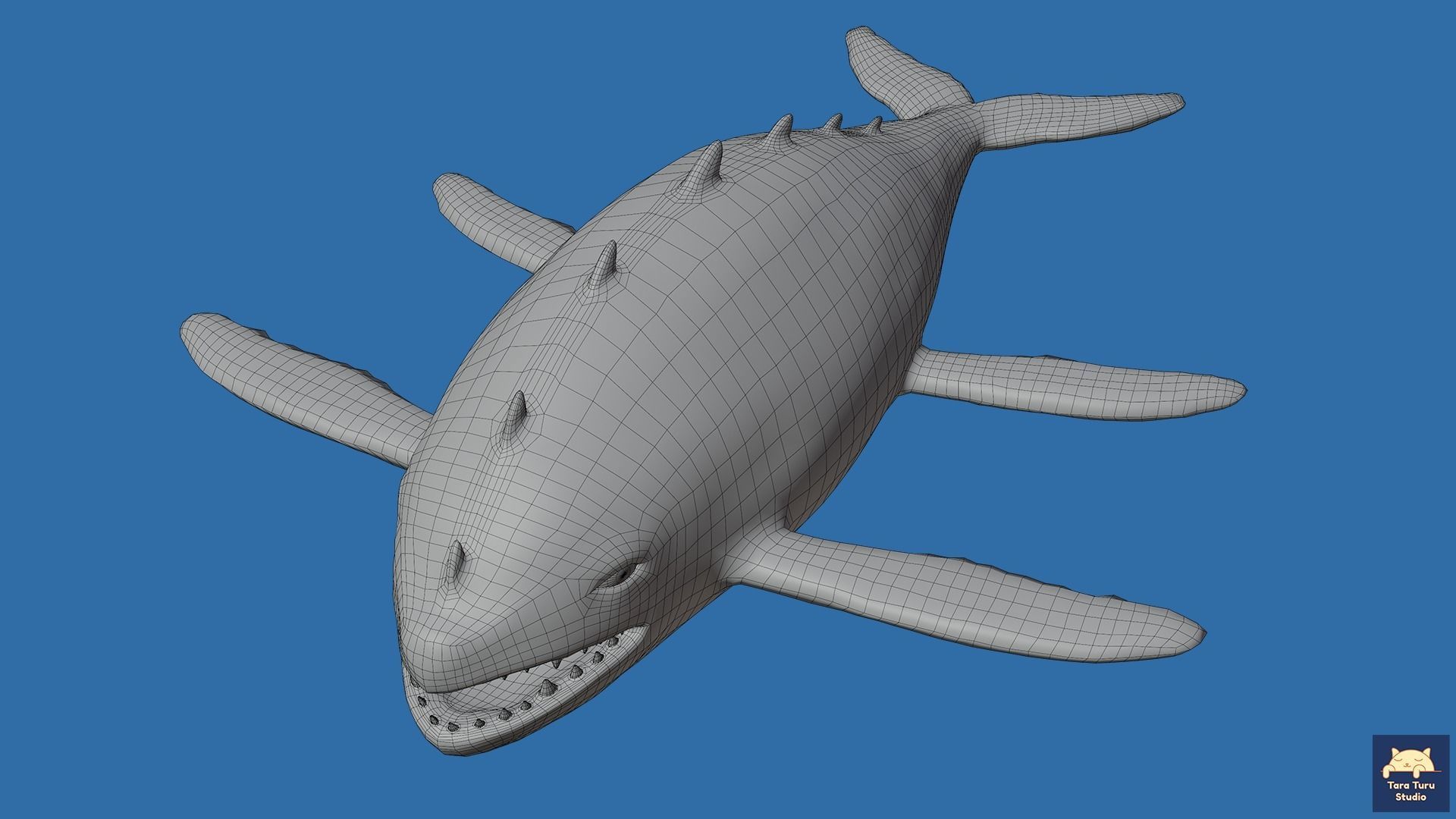 3D model Mutant Sea Monster VR / AR / low-poly | CGTrader