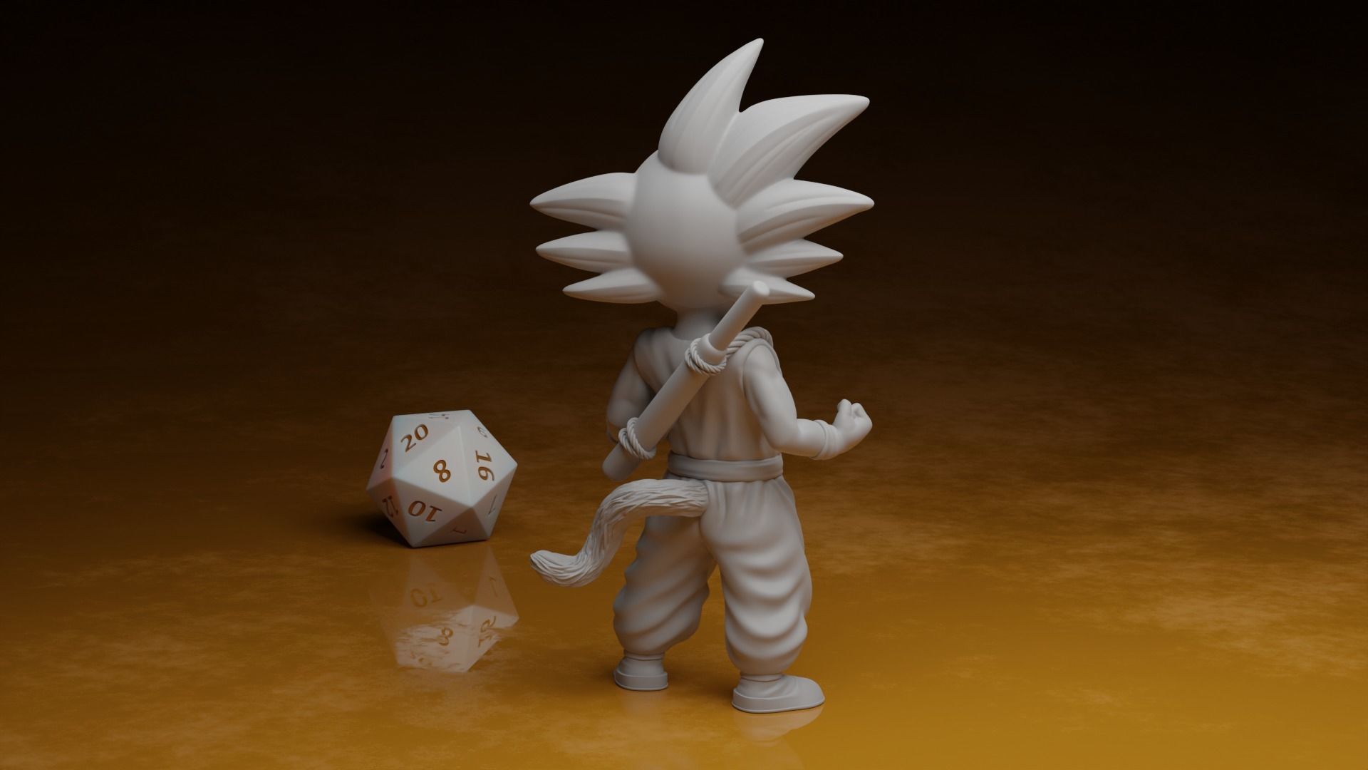 Kid Goku - Dragon Ball 3D model 3D printable | CGTrader