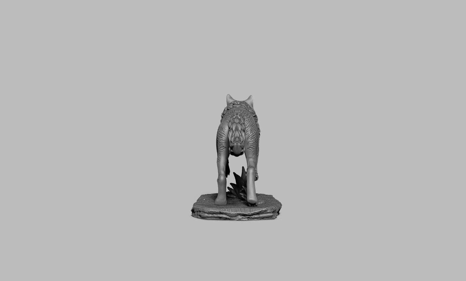 Pack of wolves 3D model 3D printable | CGTrader