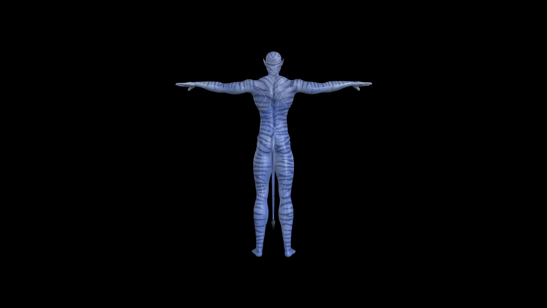 AVTR001 Rigged Avatar 3D model rigged | CGTrader