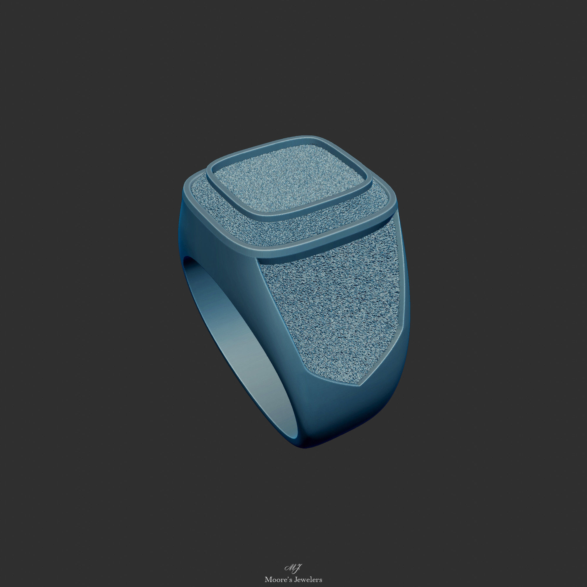 Textured or Smooth Class Ring 3d Model 3D model 3D printable | CGTrader