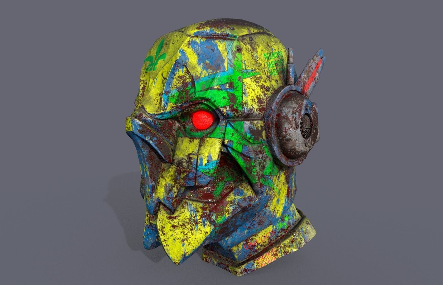 EDGERUNNER CYBORG - CYBERPUNK 3D model 3D printable | CGTrader