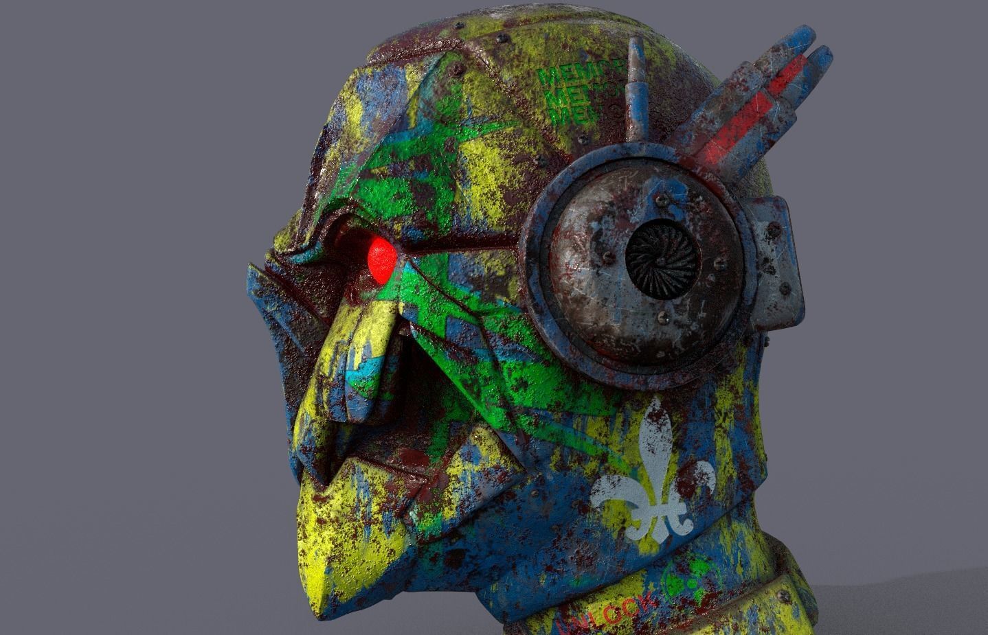 EDGERUNNER CYBORG - CYBERPUNK 3D model 3D printable | CGTrader