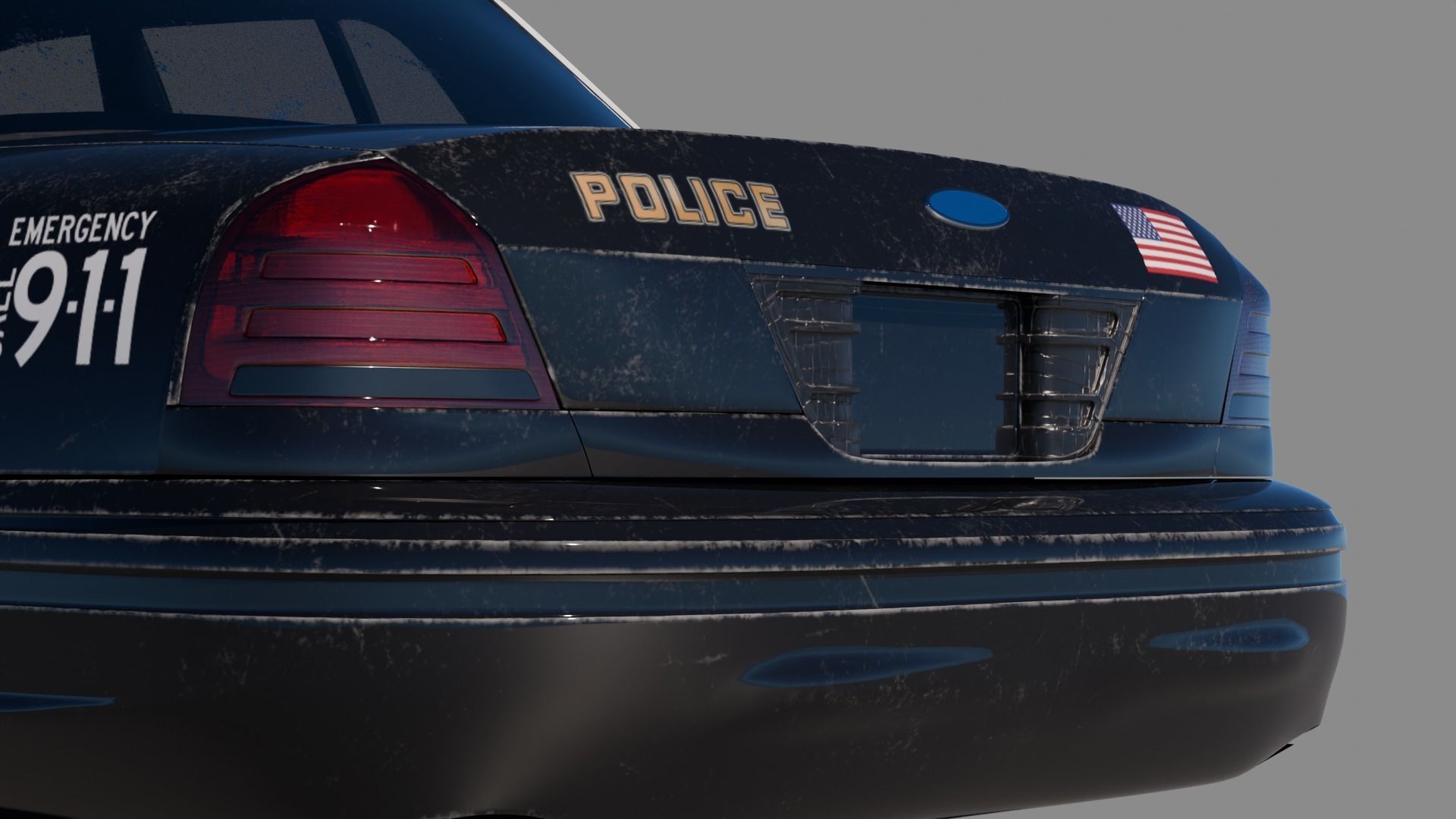 Police Car 3D model | CGTrader