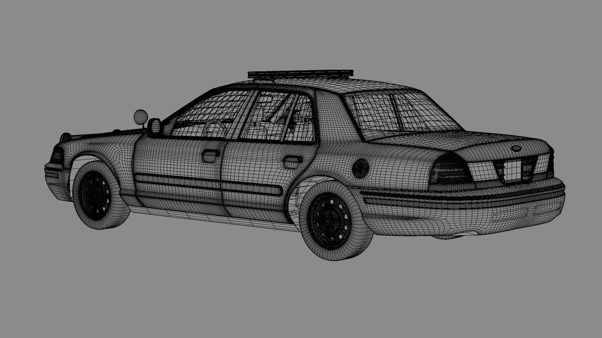 Police Car 3D model | CGTrader
