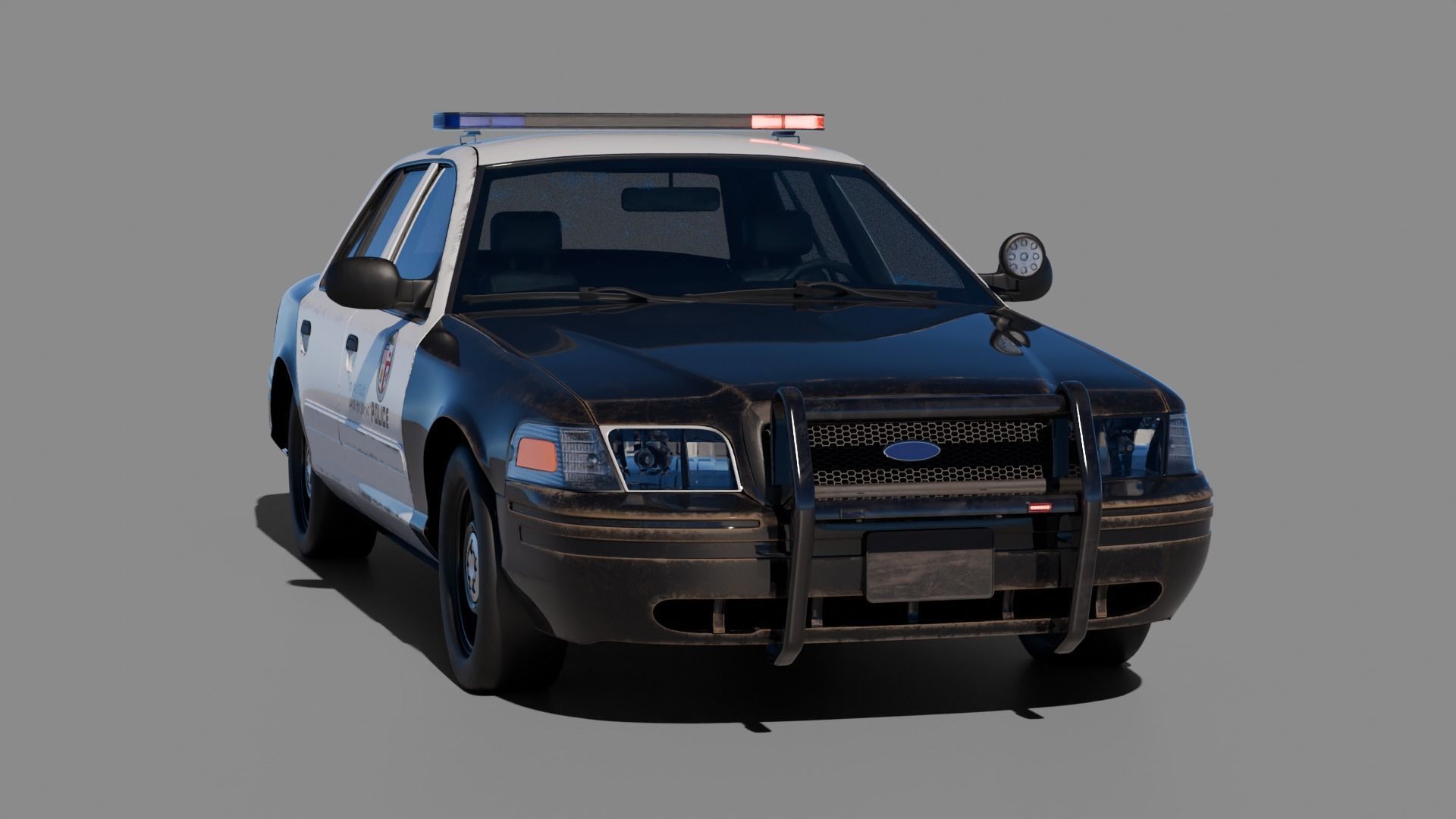 Police Car 3D model | CGTrader