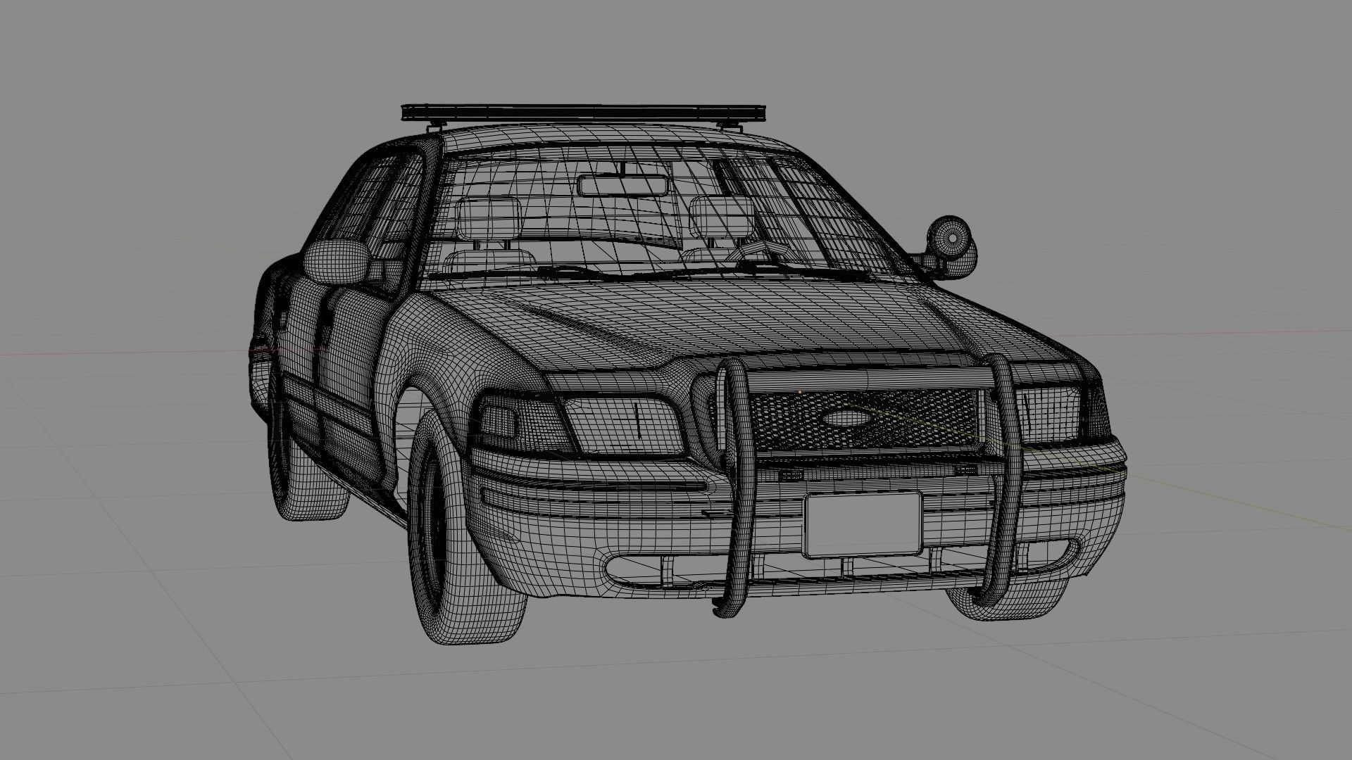 Police Car 3D model | CGTrader