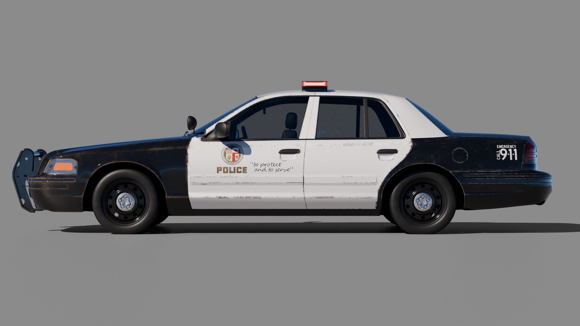 Police Car 3D model | CGTrader