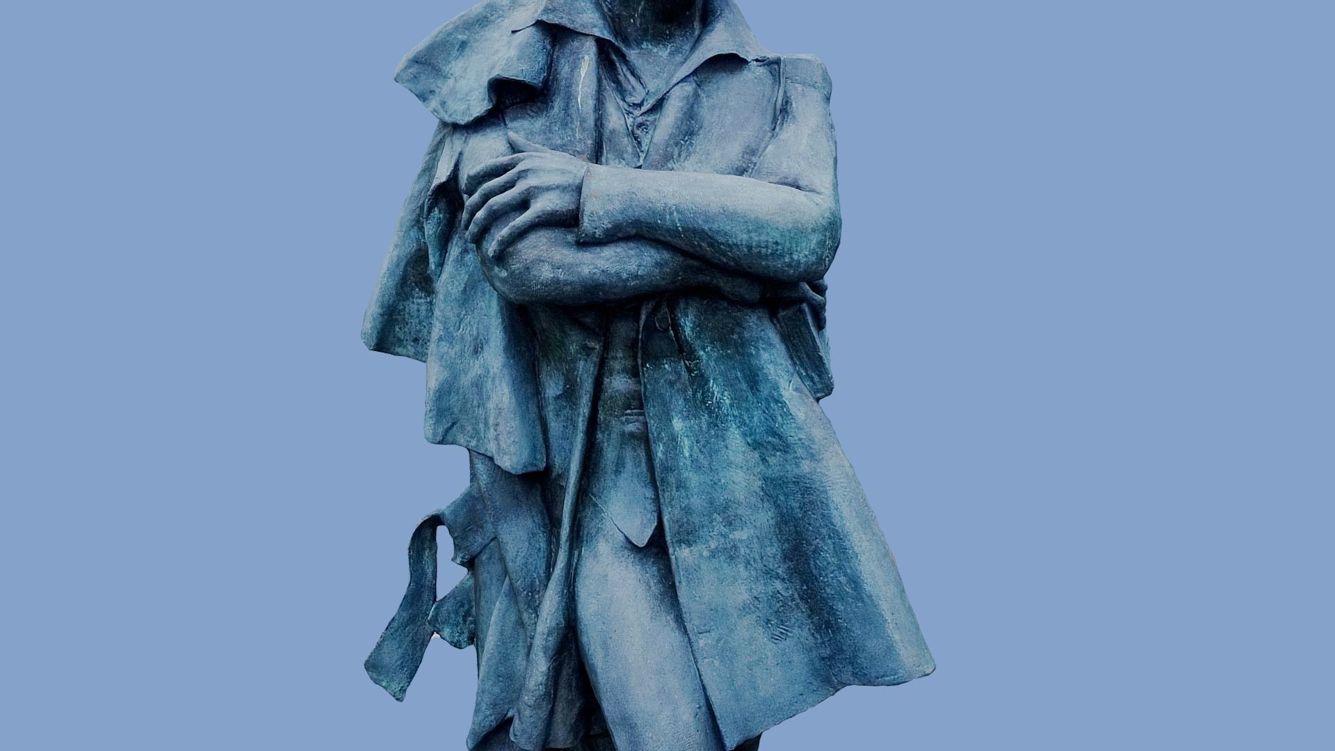 3D Monument - Juliusz Slowacki - Kyiv Ukraine - usdz gltf obj 3D model ...