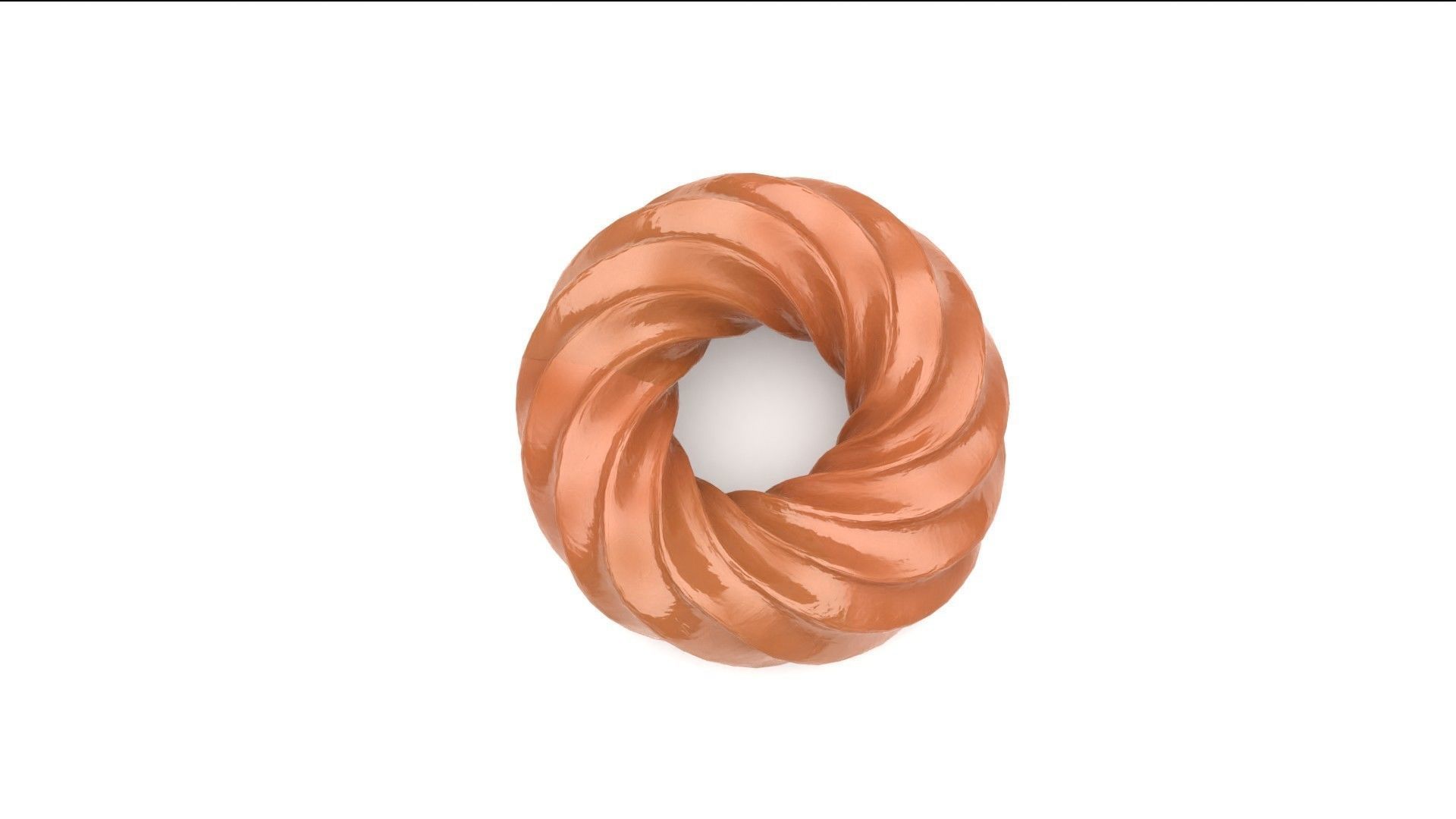 Glaze Crueller Donut 3D model | CGTrader