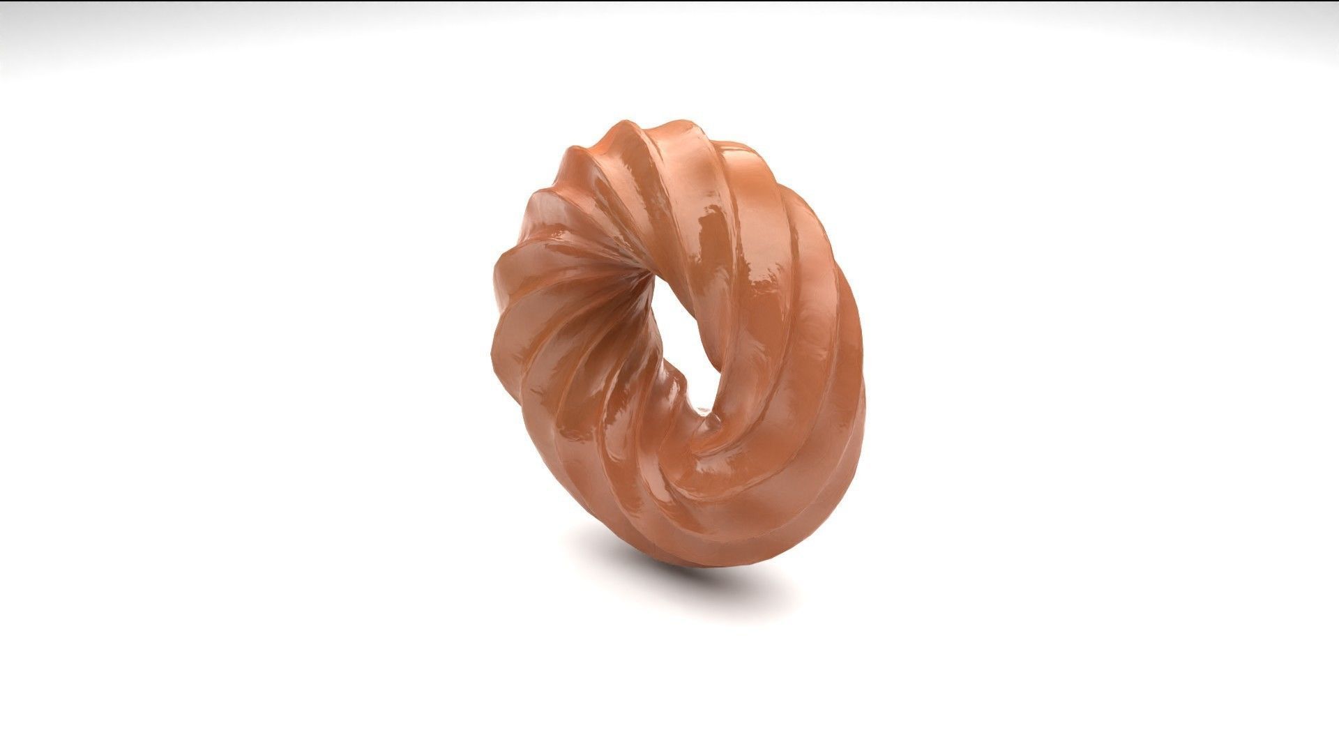 Glaze Crueller Donut 3D model | CGTrader