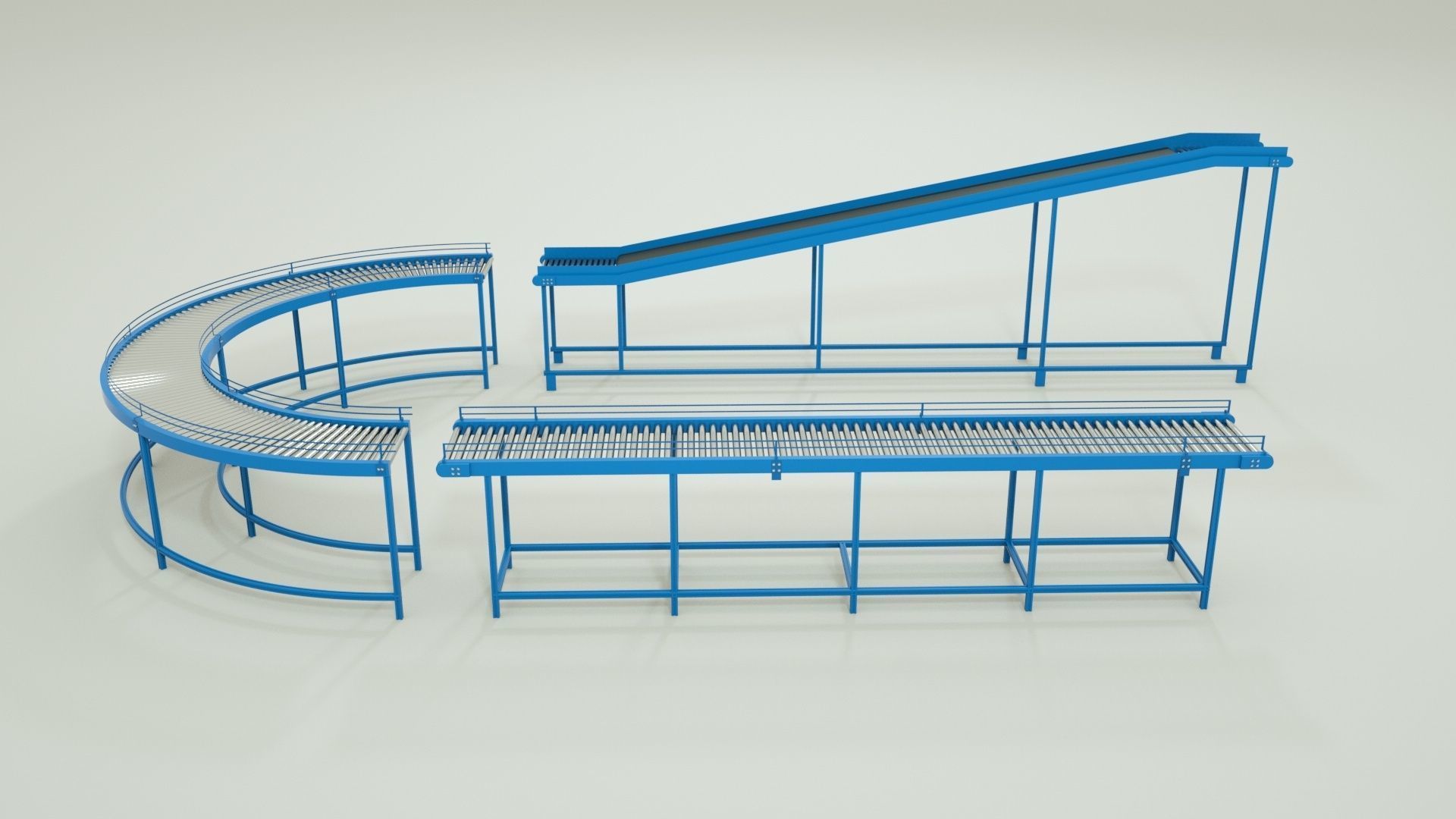 3D Conveyor Belt 3D model | CGTrader