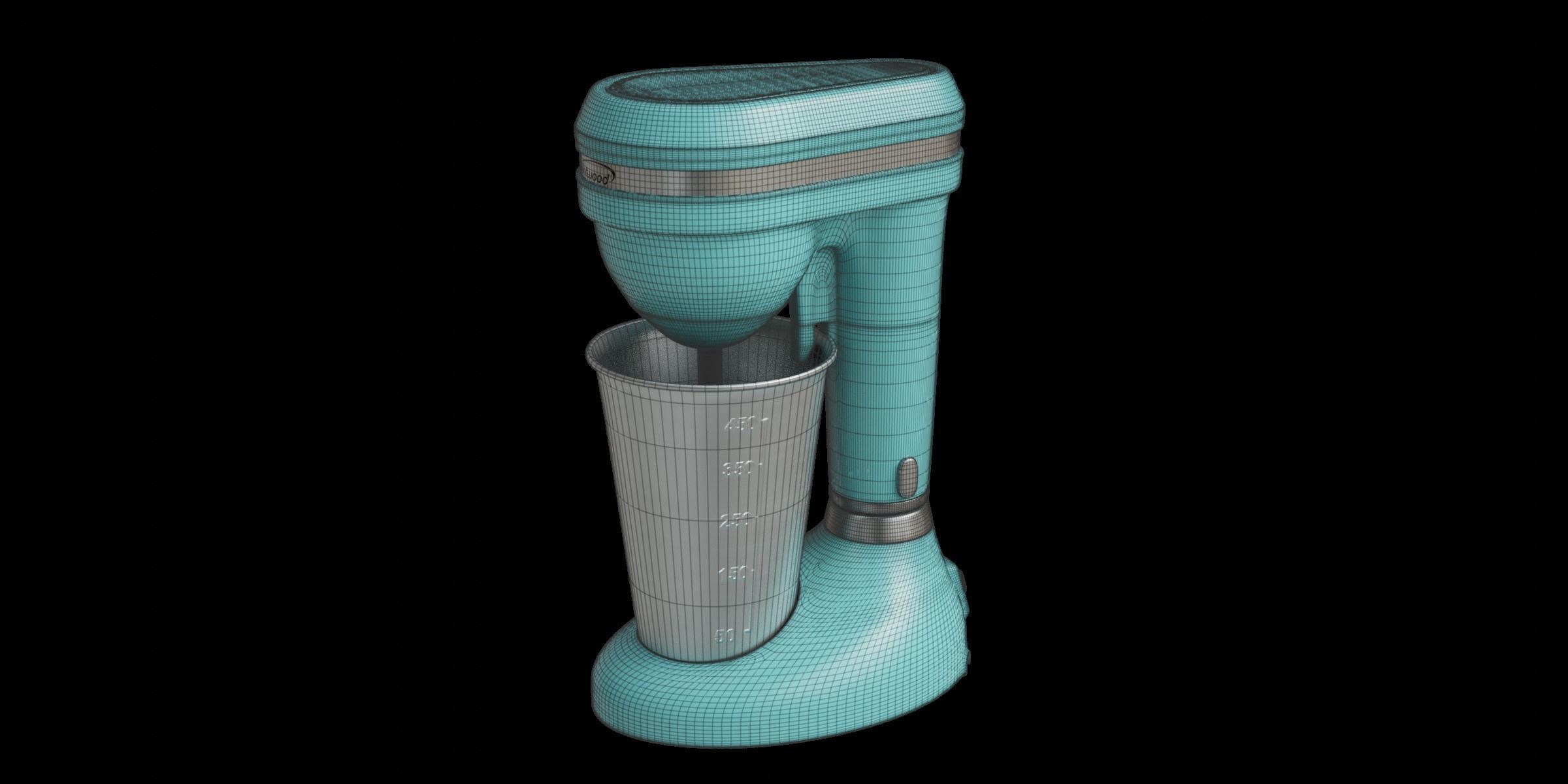 Blue Milkshake Maker 3D model | CGTrader