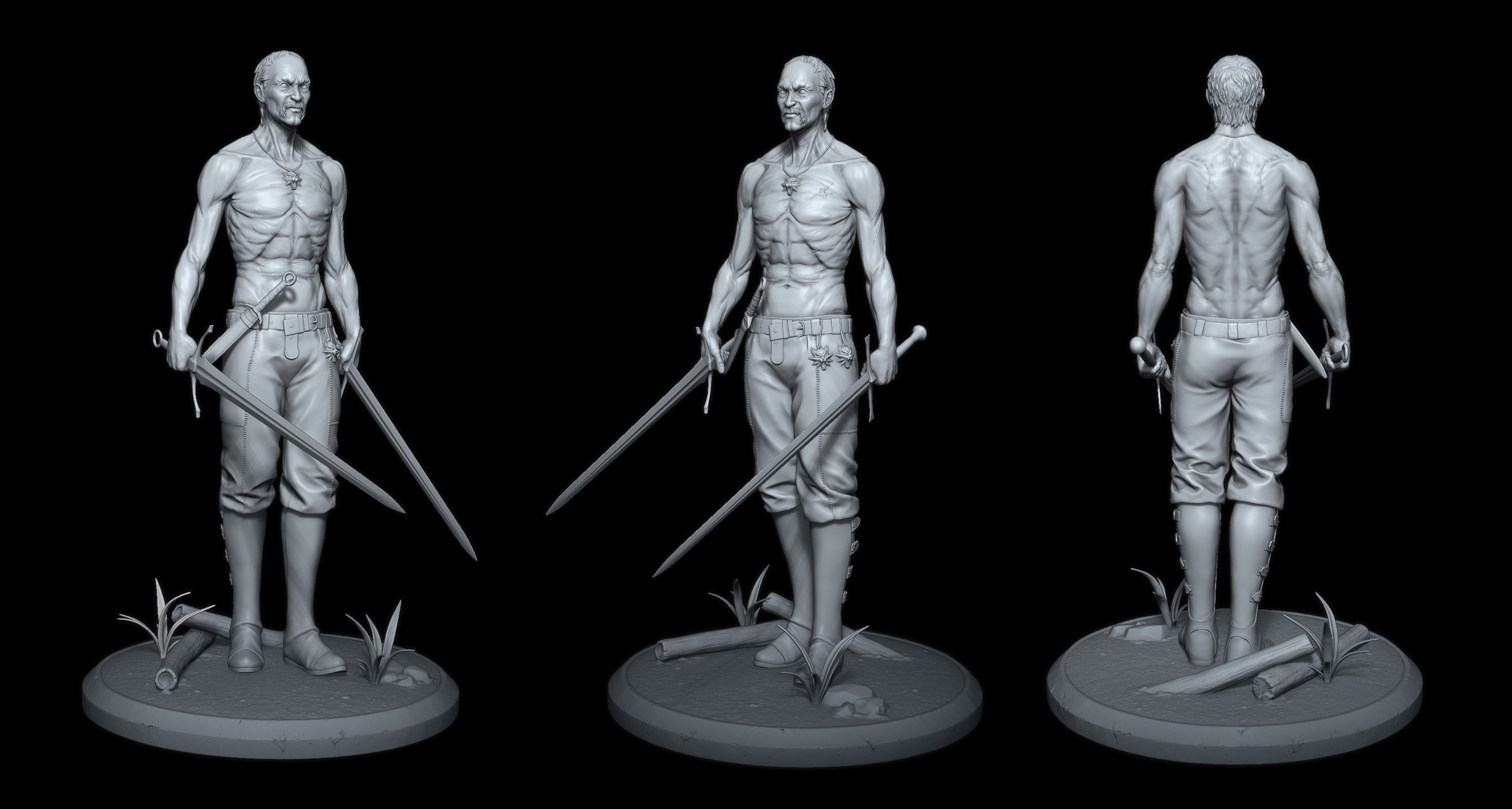 Leo Bonhart - The Witcher - Fan Art- 3D Frint 3D model 3D printable ...