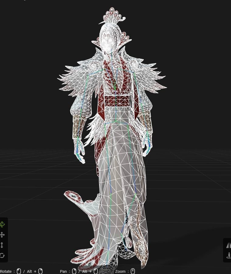 3D model Ling Lord Shen VR / AR / low-poly | CGTrader