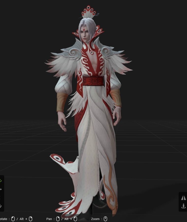3D model Ling Lord Shen VR / AR / low-poly | CGTrader
