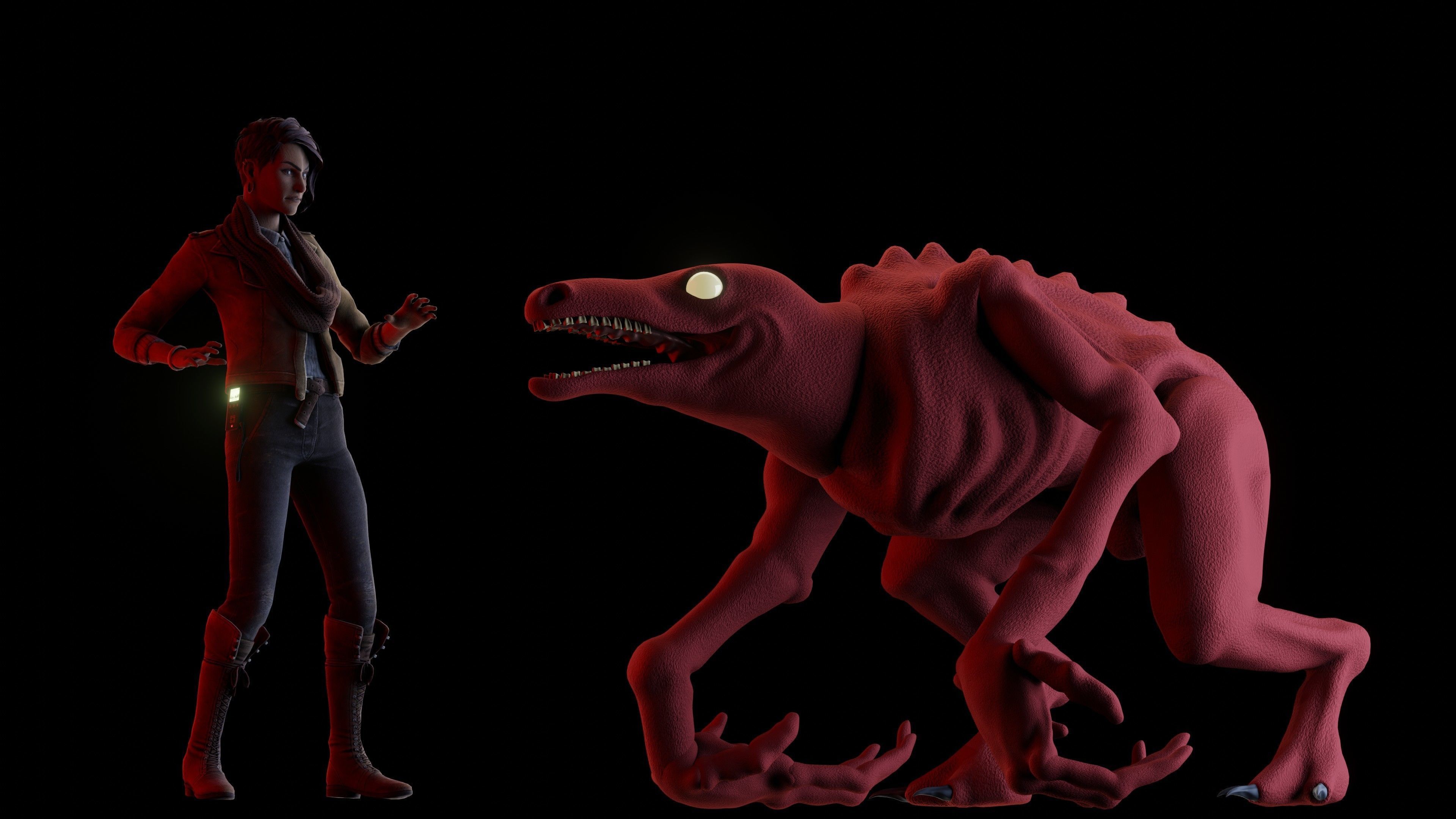 The Invasor V01 3D model animated rigged | CGTrader