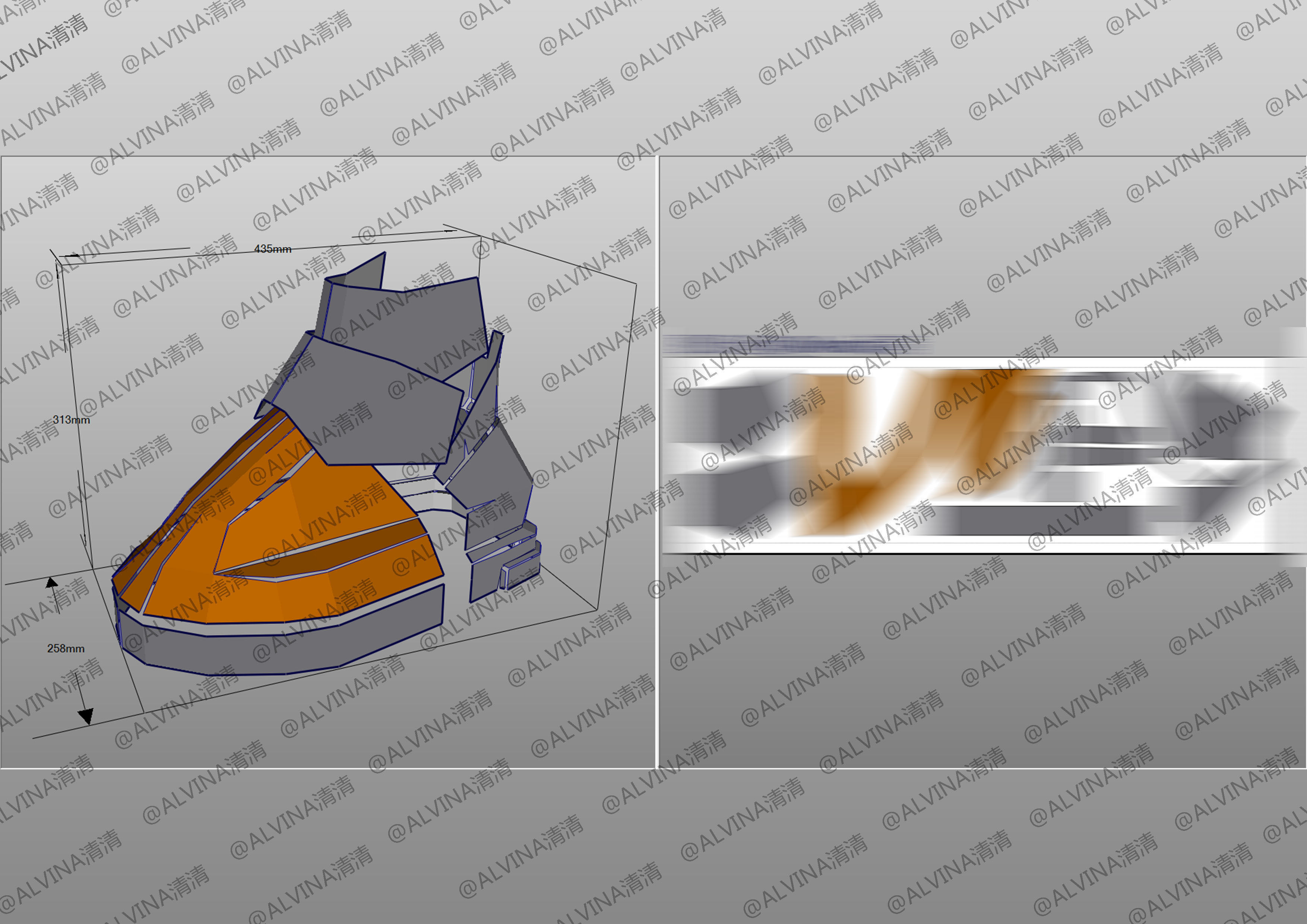 3D model Transformers Bumblebee 2018 pepakura Full VR / AR / low-poly ...