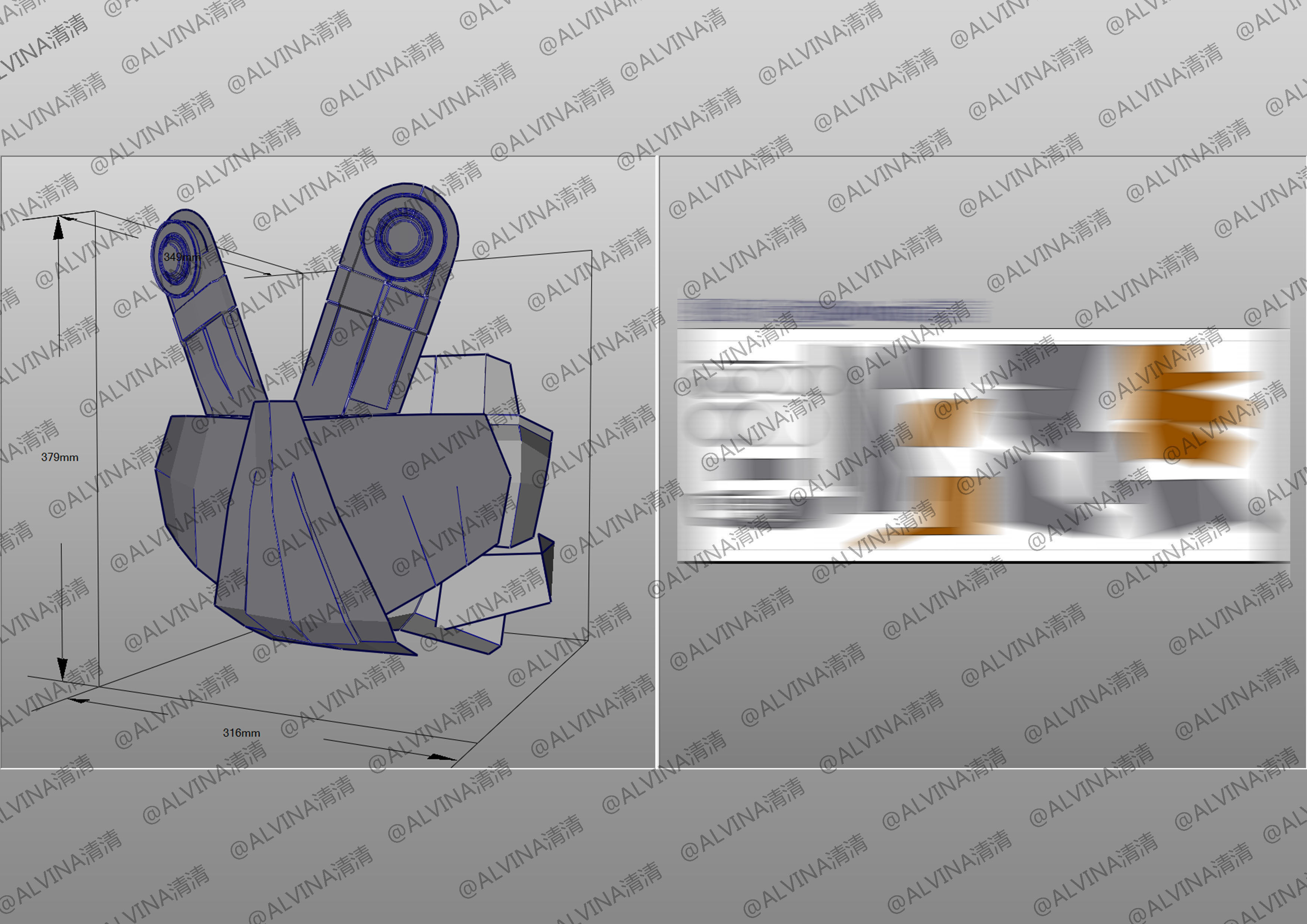 3D model Transformers Bumblebee 2018 pepakura Full VR / AR / low-poly ...