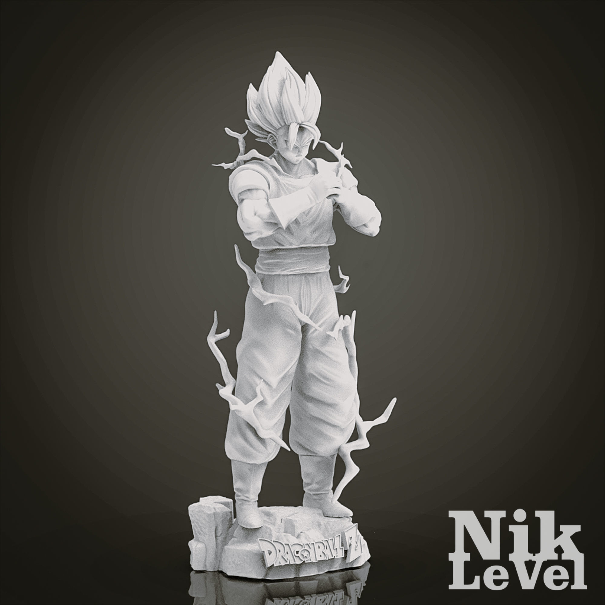 Vegito Super Saiyan Blue Dragon Ball 3D Printable 3D model 3D printable ...