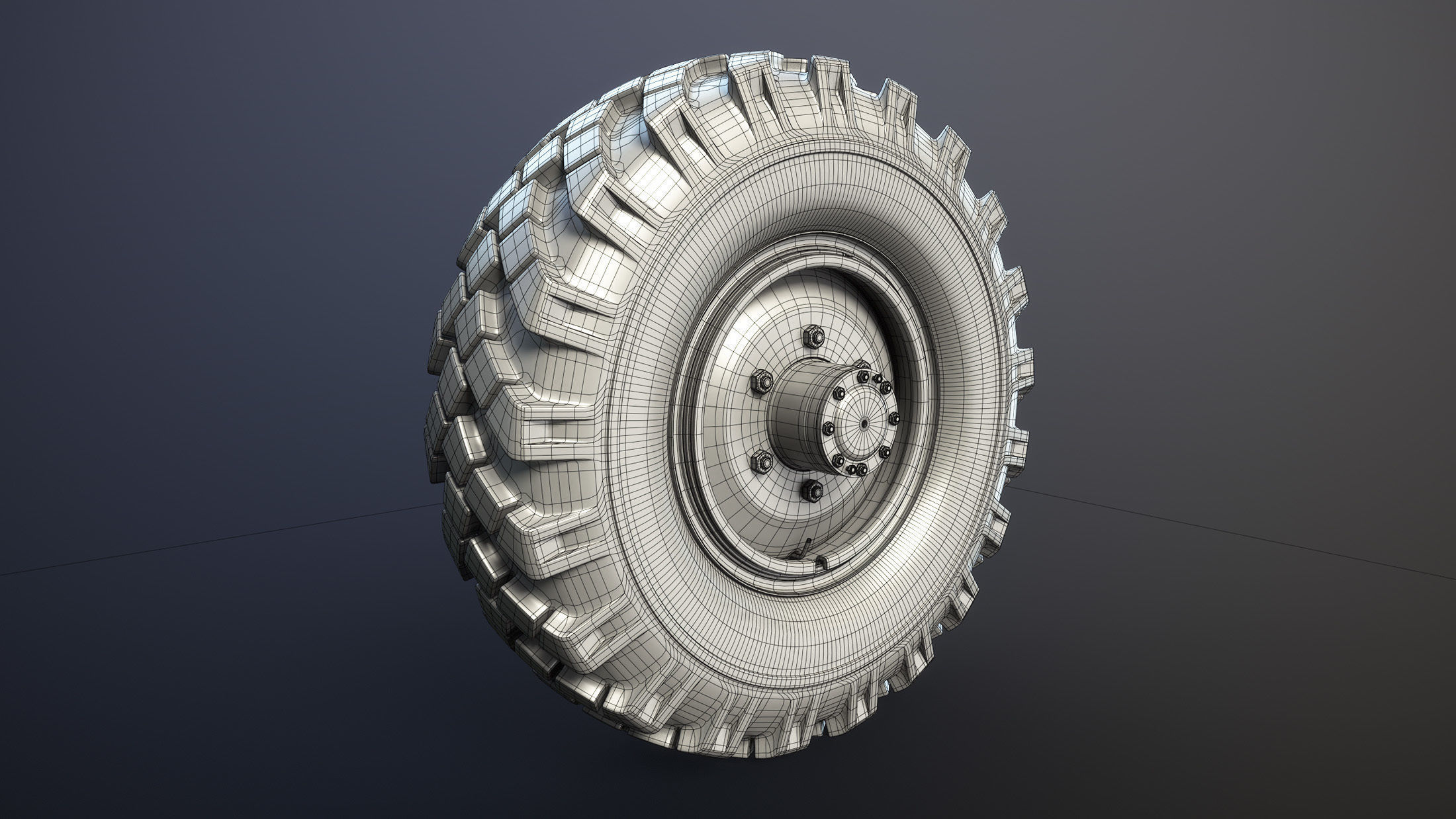 3D model BTR-40 APC and GAZ-63 Truck Wheel VR / AR / low-poly | CGTrader