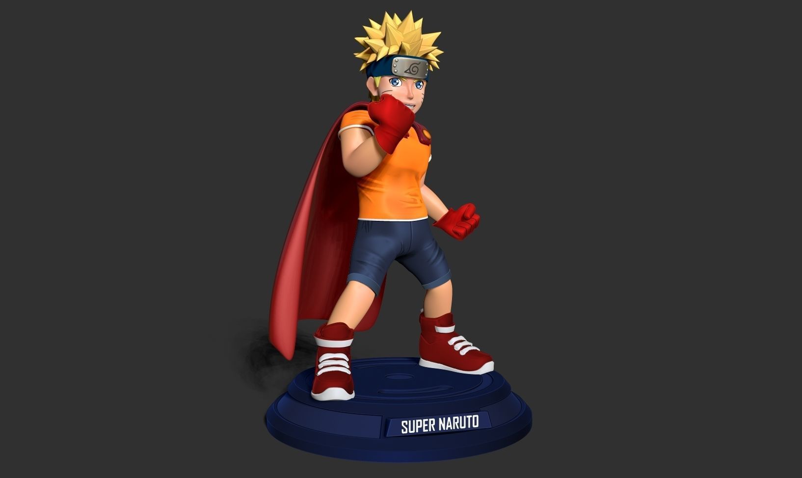 Super Naruto 3D model 3D printable | CGTrader