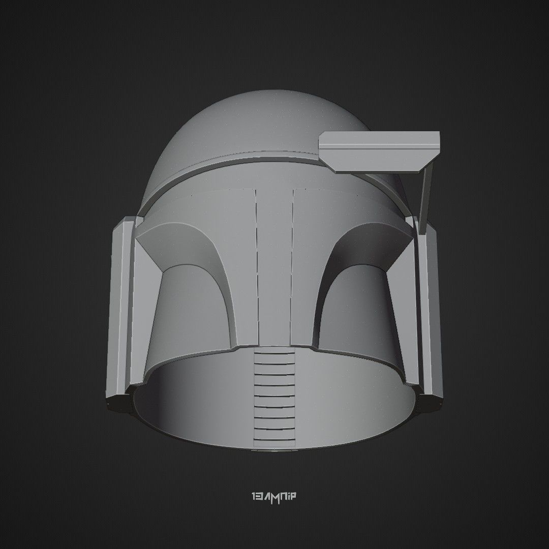 Custom Simple Mandalorian Helmet free 3D model 3D printable | CGTrader