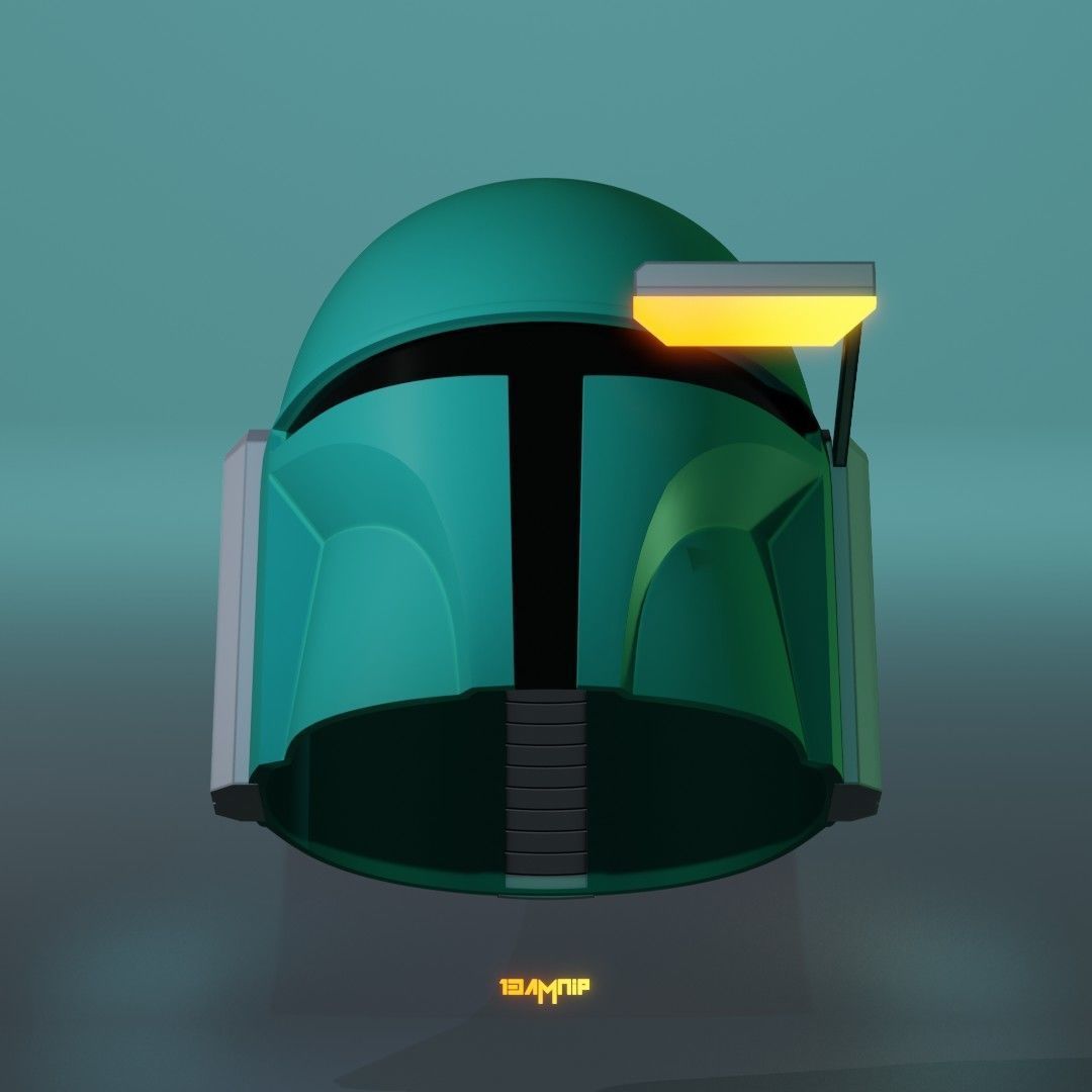 Custom Simple Mandalorian Helmet free 3D model 3D printable | CGTrader
