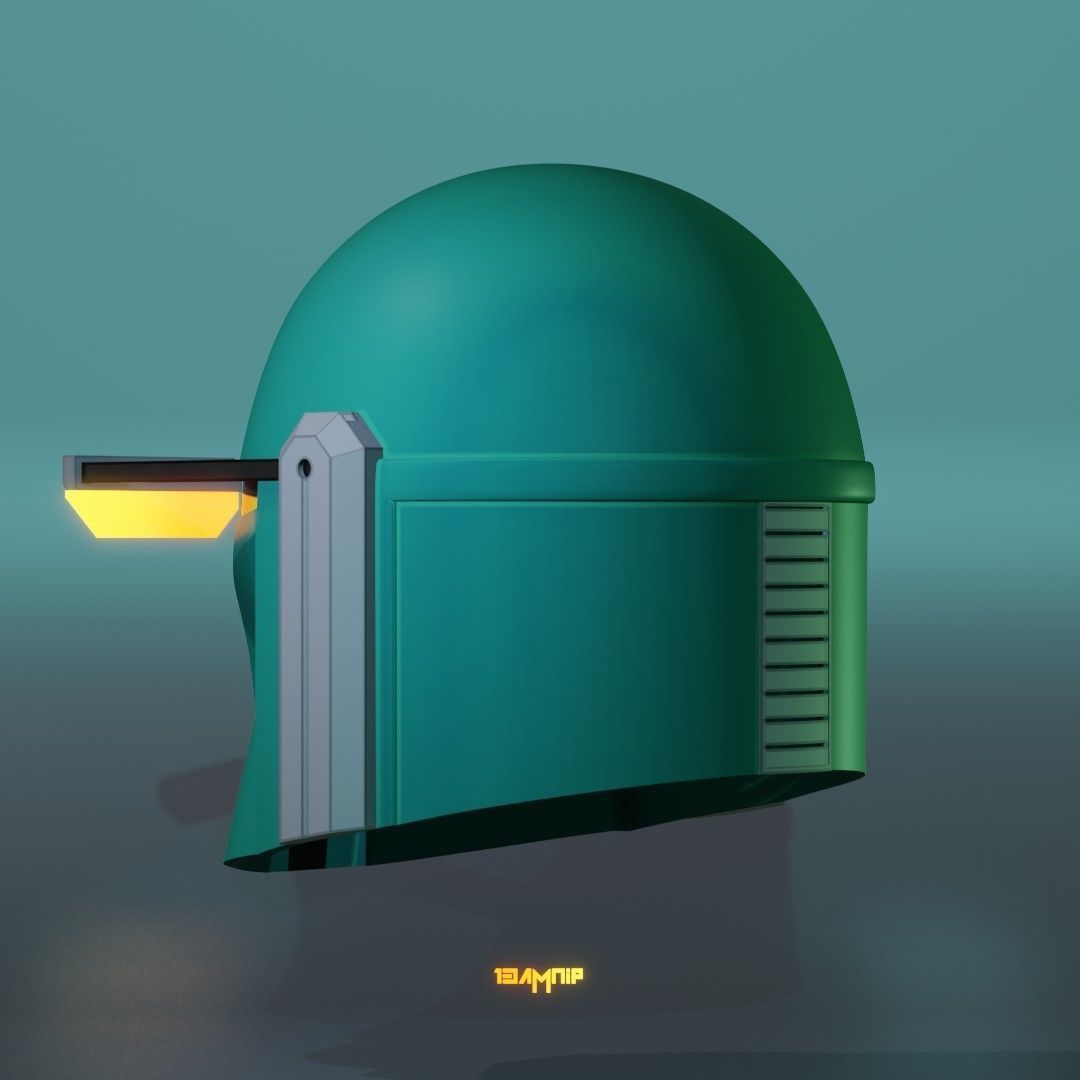 Custom Simple Mandalorian Helmet free 3D model 3D printable | CGTrader