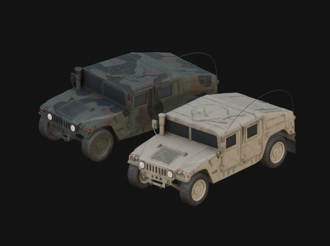 3D model M1025 HMMWV High Mobility Multipurpose Wheeled Vehicle Humvee ...