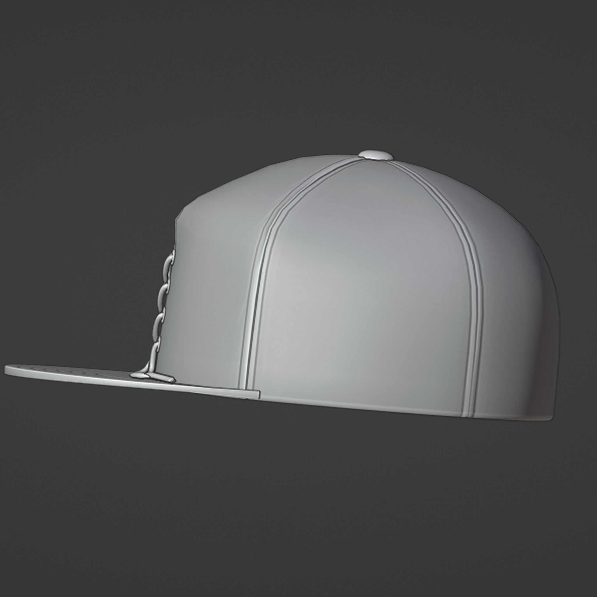 Cap laced 3D model | CGTrader