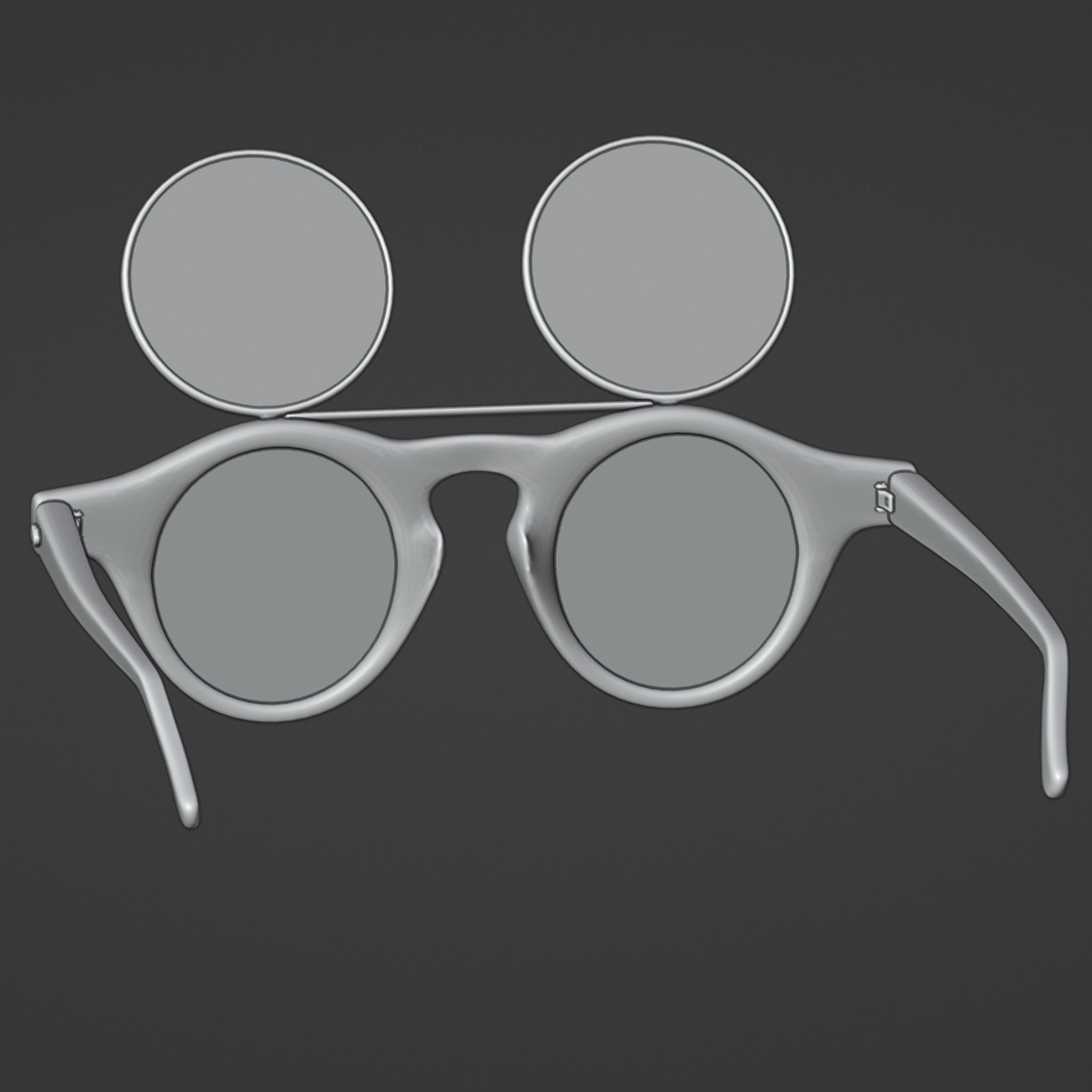 Double glasses 3D model | CGTrader