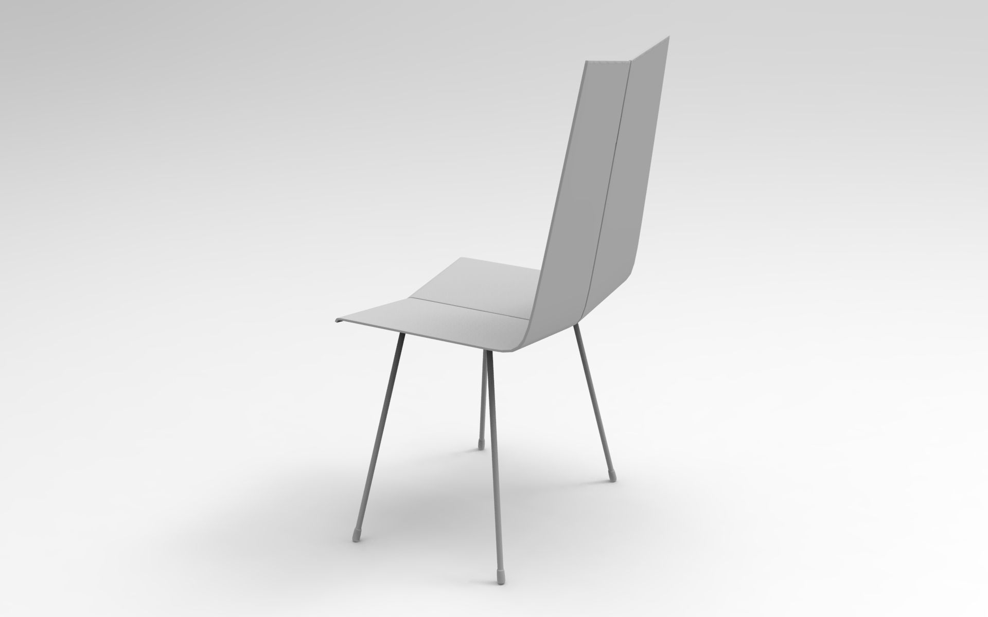 3D model Plast Chair VR / AR / low-poly | CGTrader