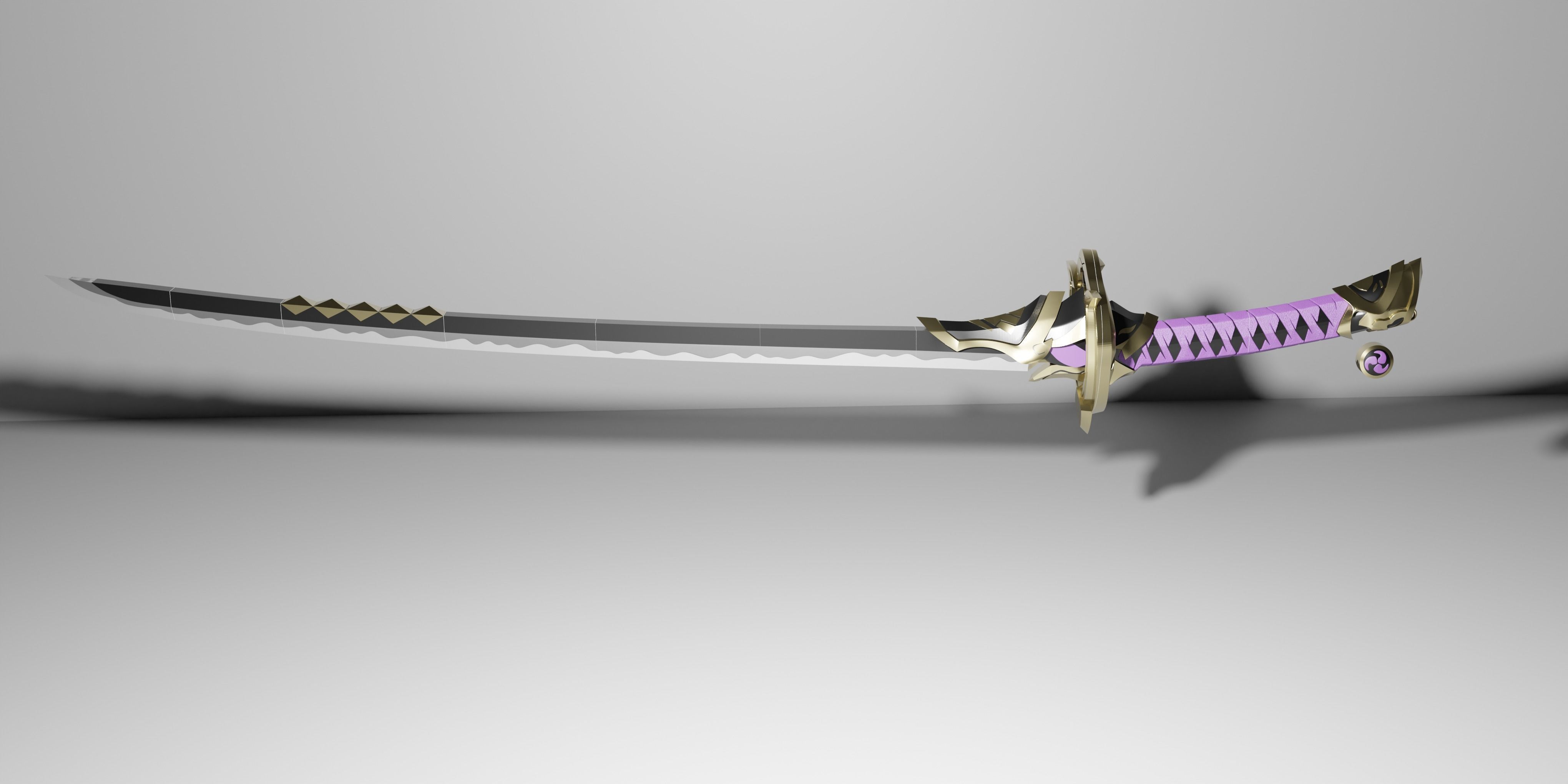 genshin impact Amenoma Kageuchi 3D model 3D printable | CGTrader