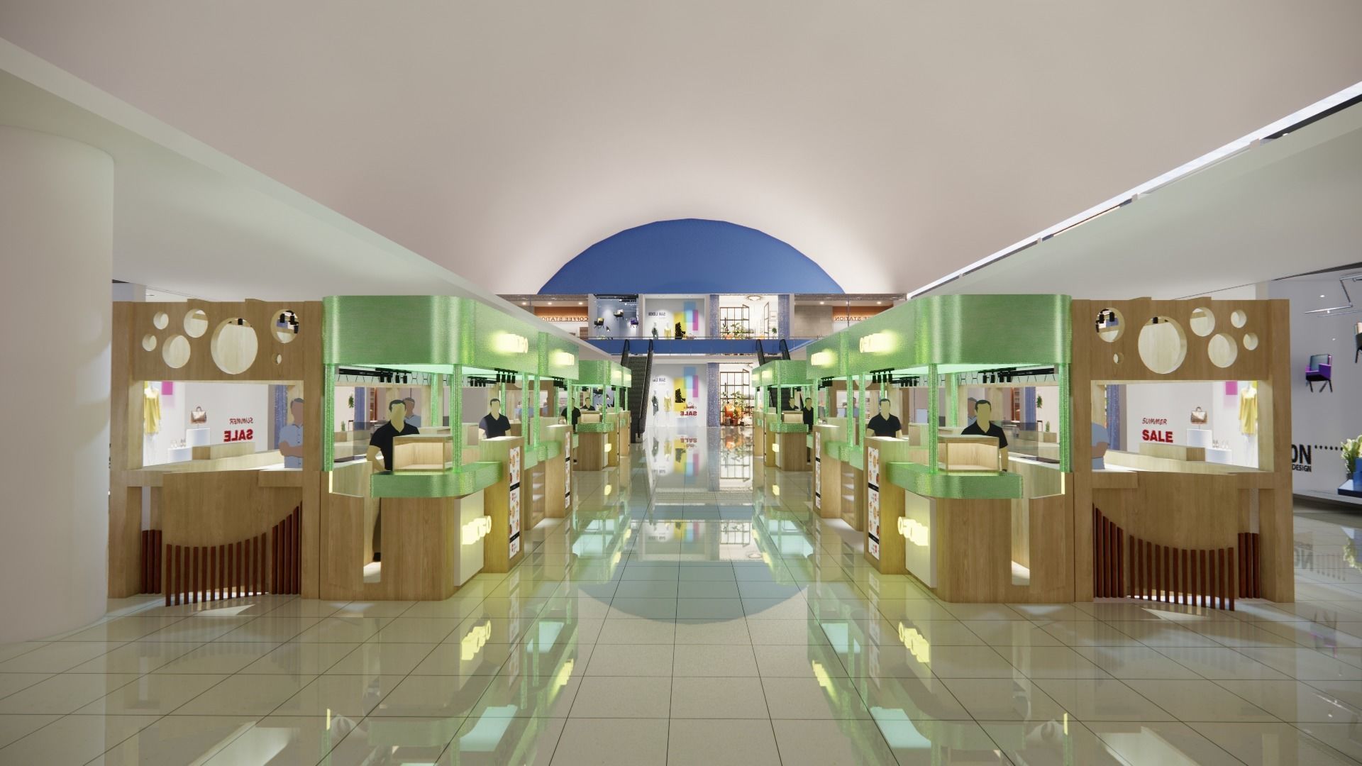 FNB Booth Animation 3D model animated | CGTrader