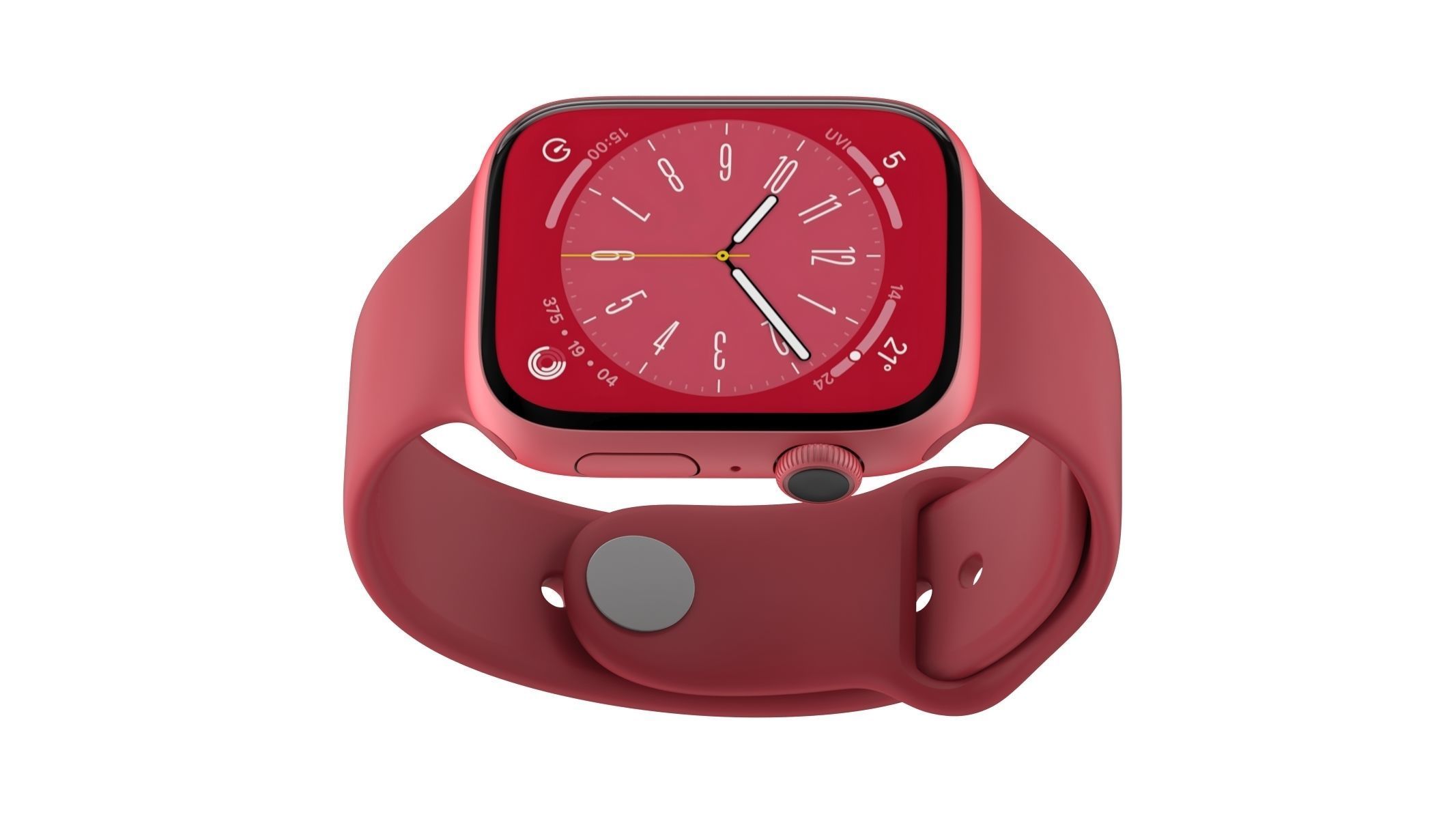 Apple Watch Series 8 Red 3D model | CGTrader