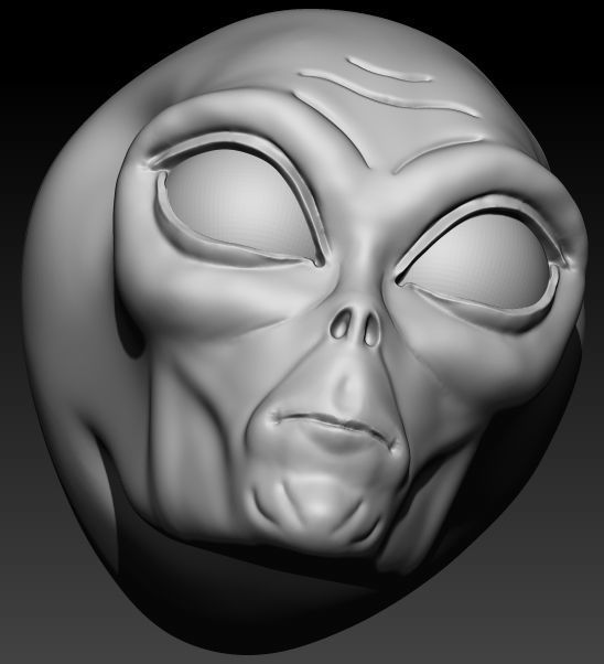 Alien Head 3D Printing 3D model 3D printable | CGTrader
