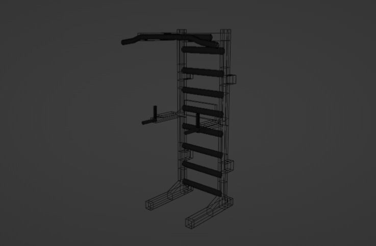 3D model Horizontal bar 3d model VR / AR / low-poly | CGTrader