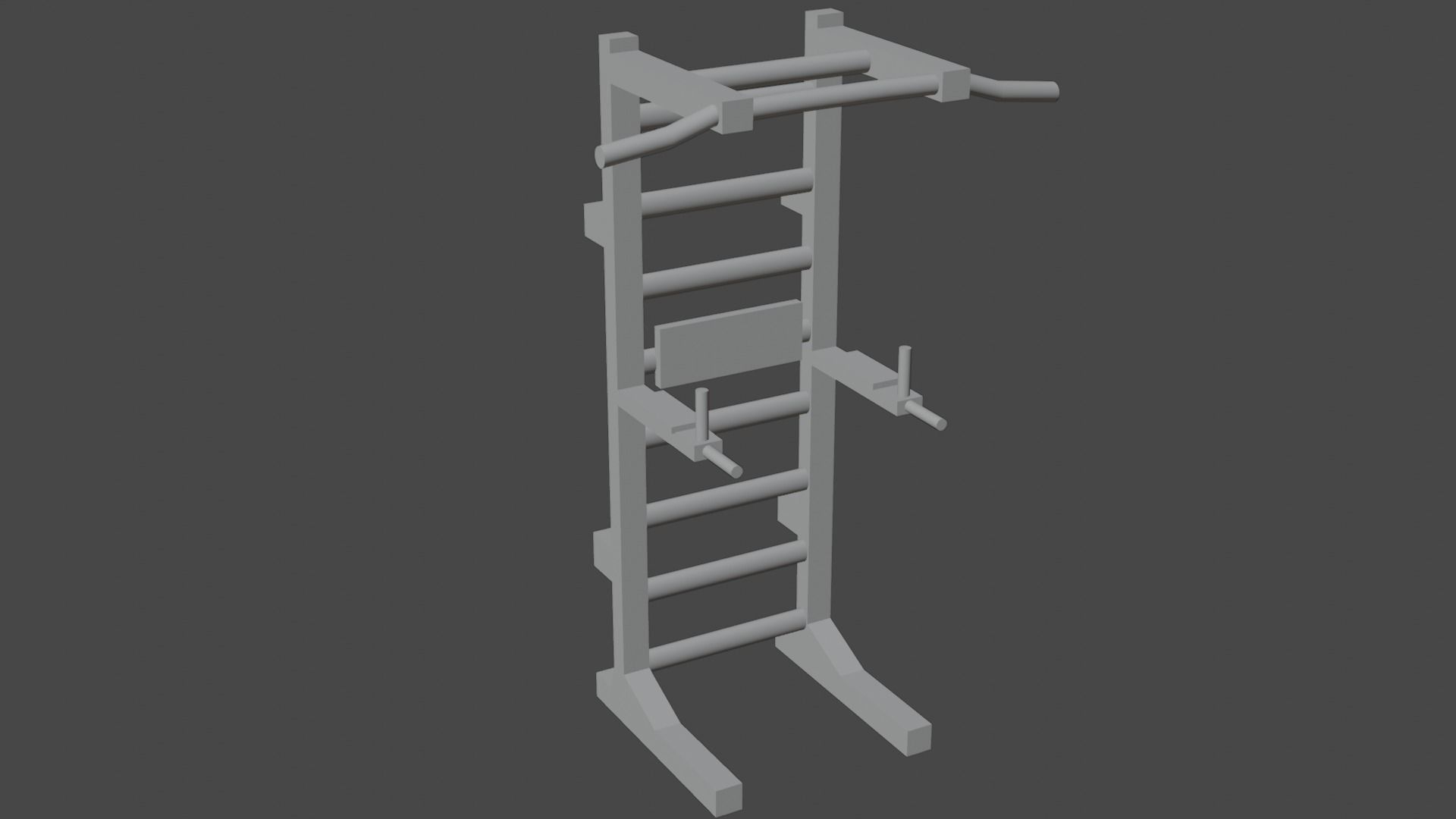3D model Horizontal bar 3d model VR / AR / low-poly | CGTrader