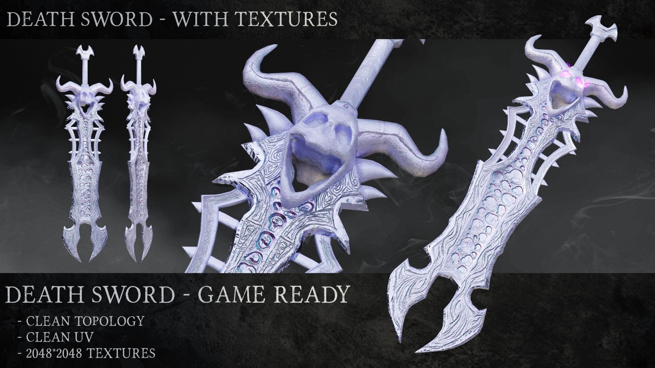 Death sword free VR / AR / low-poly 3D model | CGTrader