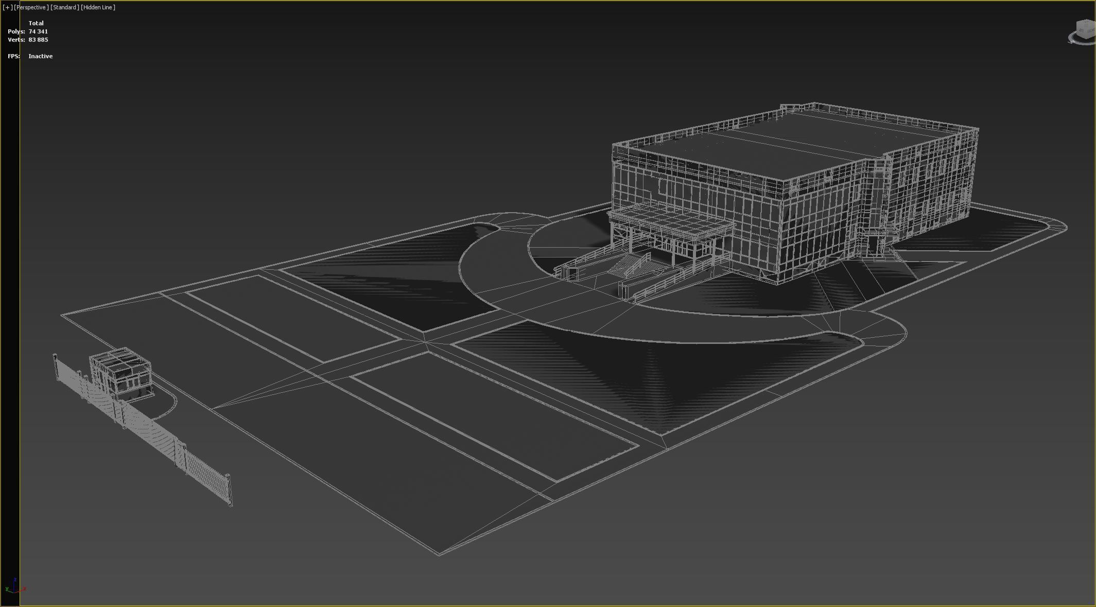 Administration building 3D model | CGTrader