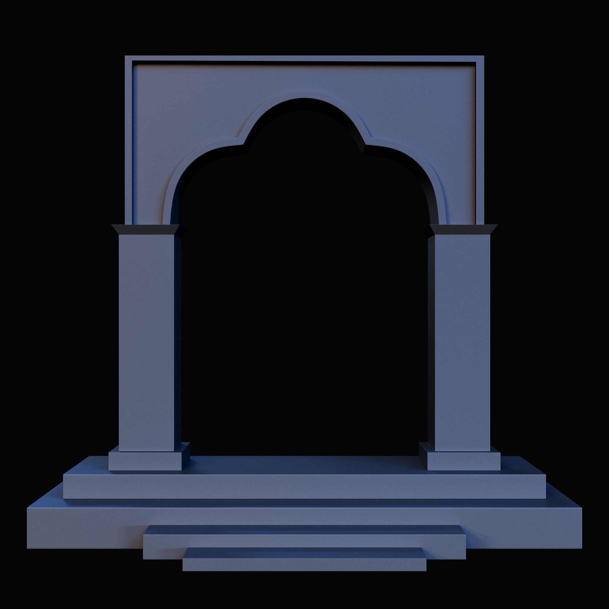 3D model Arch Gate Base Mesh Vol 2 VR / AR / low-poly | CGTrader