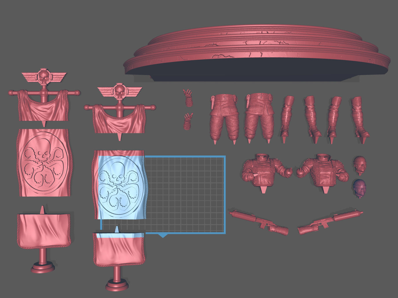 Marvel comics Viper Madame Hydra 3D model 3D printable | CGTrader