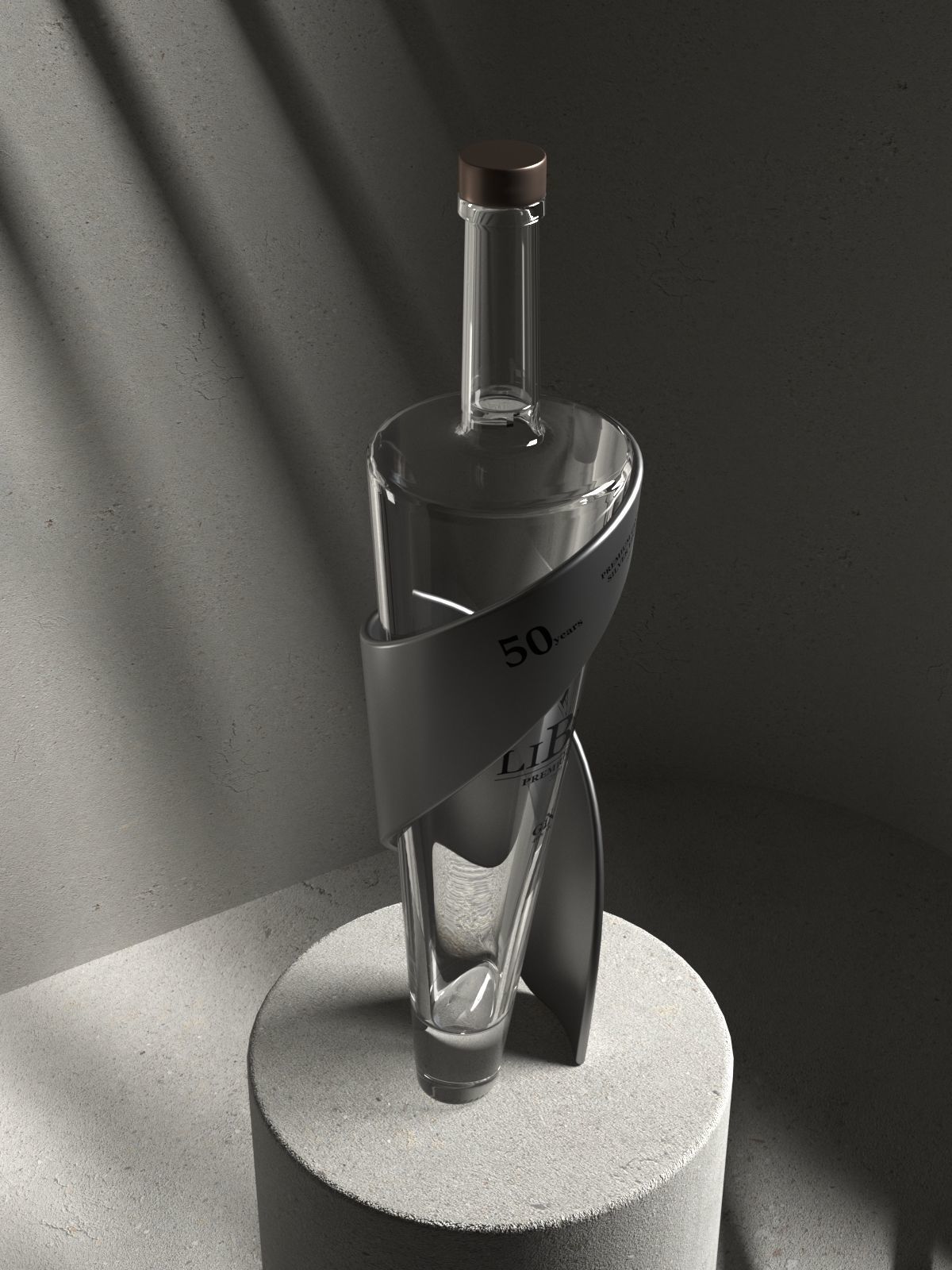Libra Gin 3D model | CGTrader