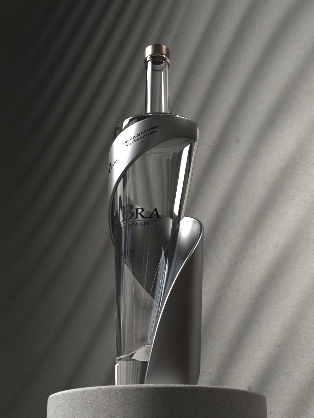 Libra Gin 3D model | CGTrader